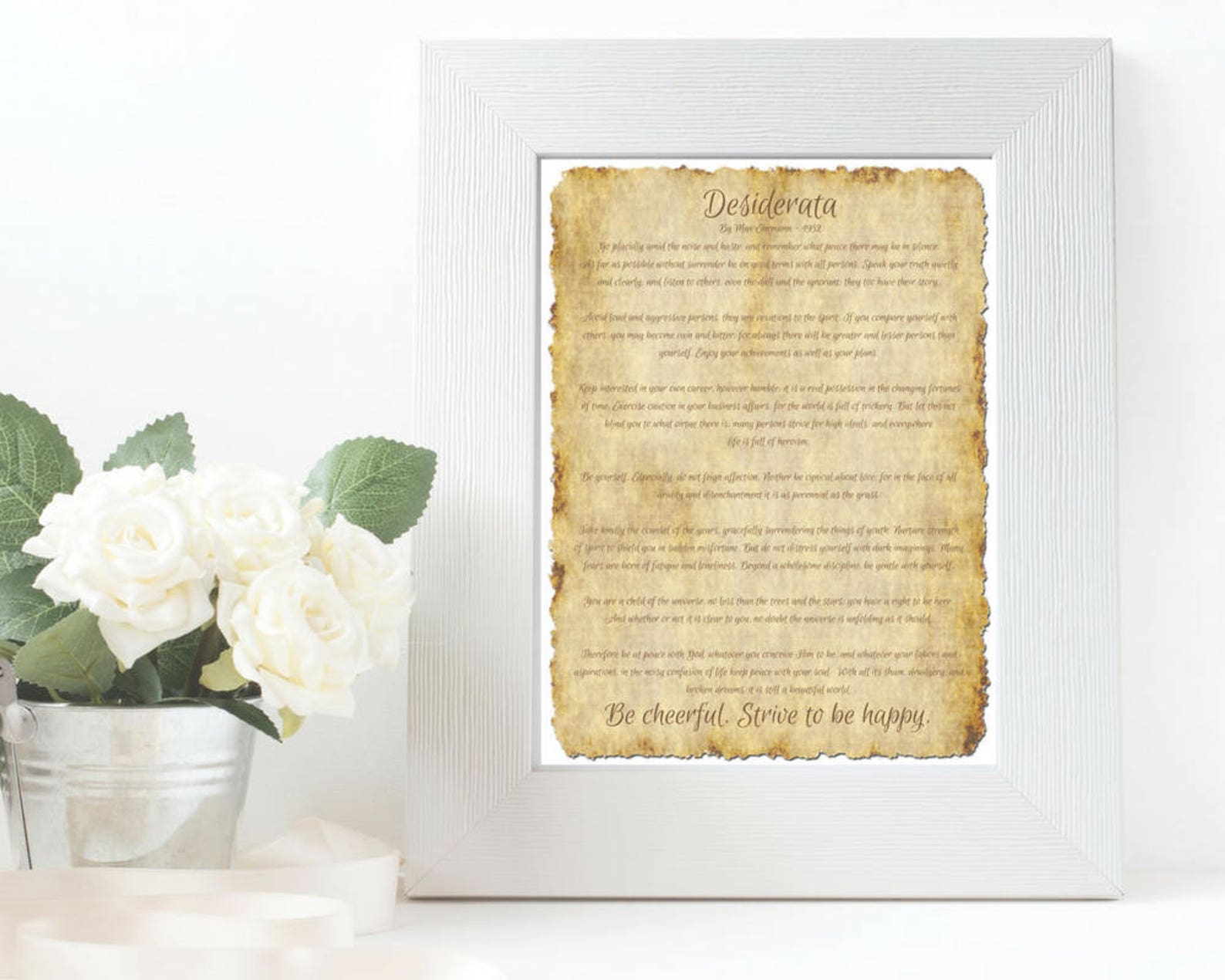 Desiderata Poem for Life. Desiderata Print. Desiderata Poem. Max ...