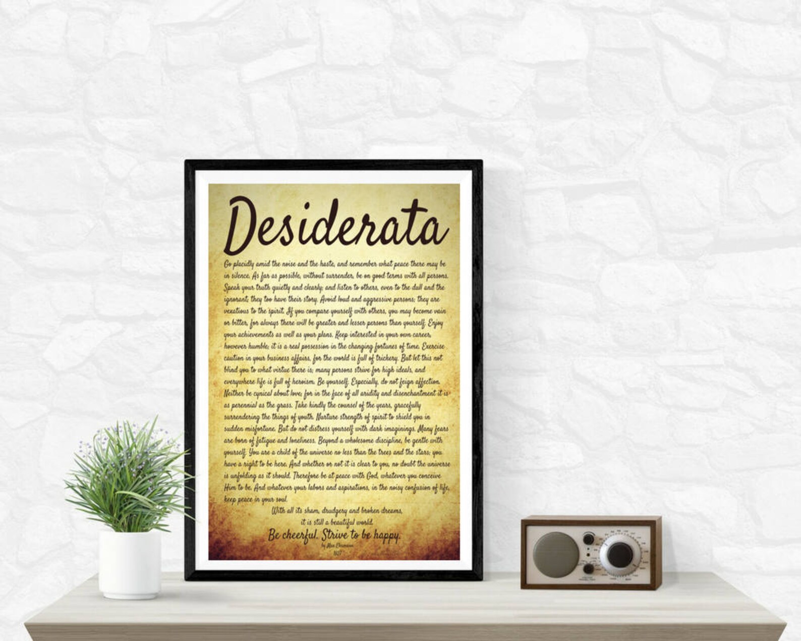 Desiderata. Desiderata Poster. Desiderata Poem. Full Text. Full Poem ...