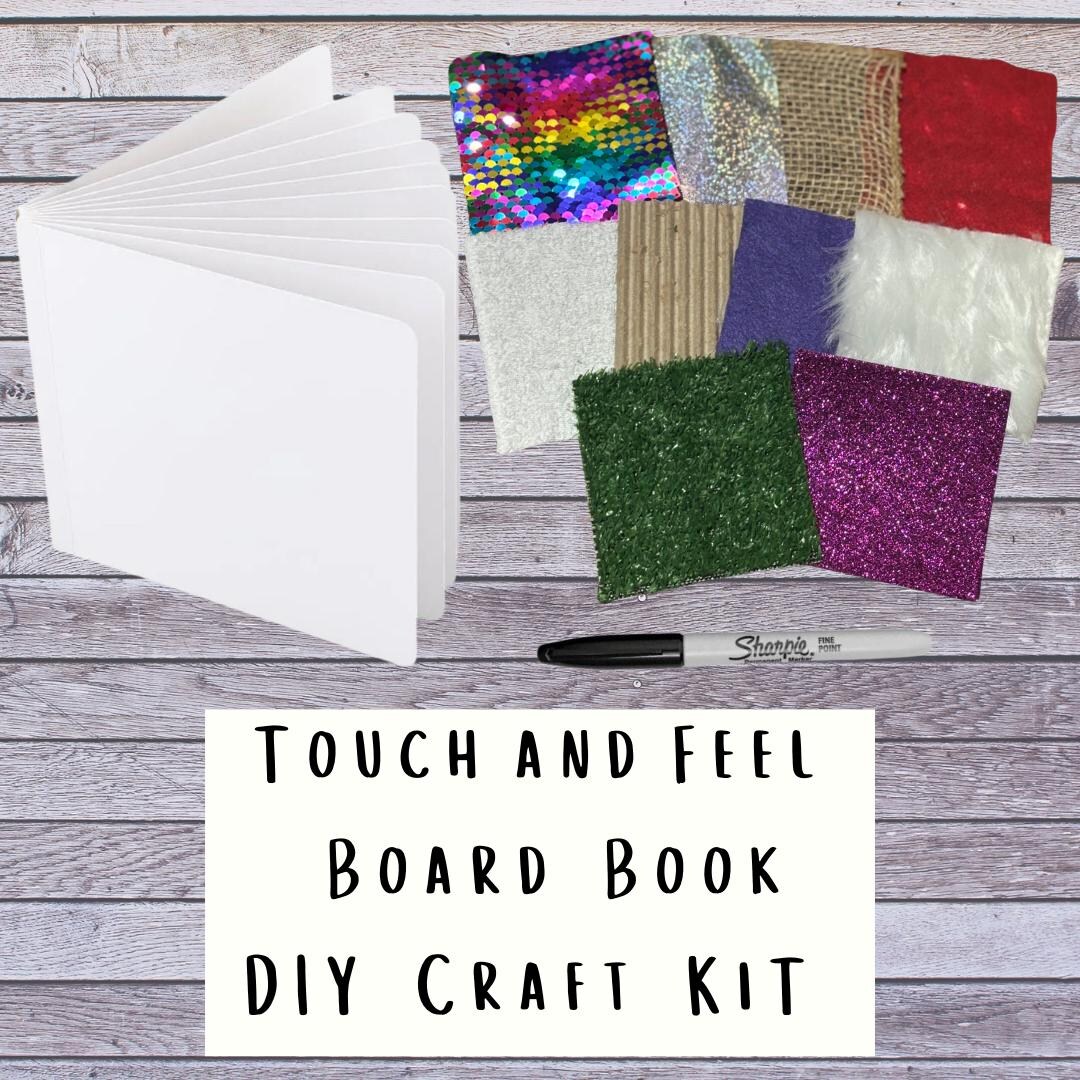 Touch and Feel Board Book DIY Craft Kit Tactile Sensory Art - Etsy
