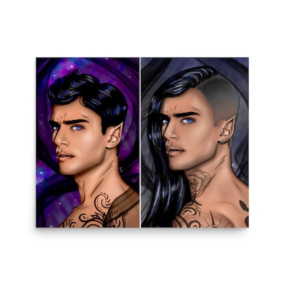 SJM Rhys and Ruhn Poster - Etsy