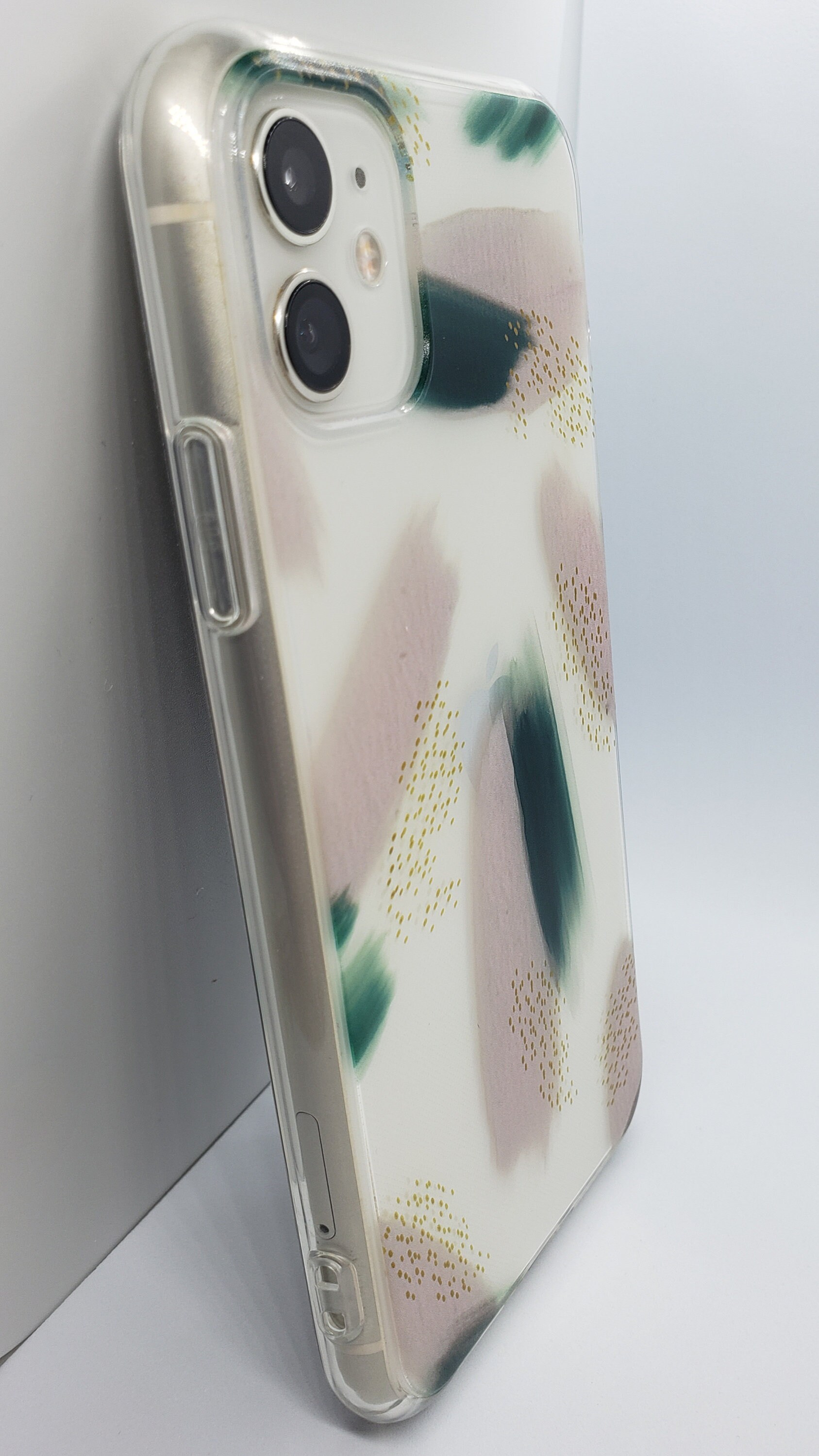 Abstract Green Gray Paint Iphone 12 Artsy Iphone Case Iphone - Etsy