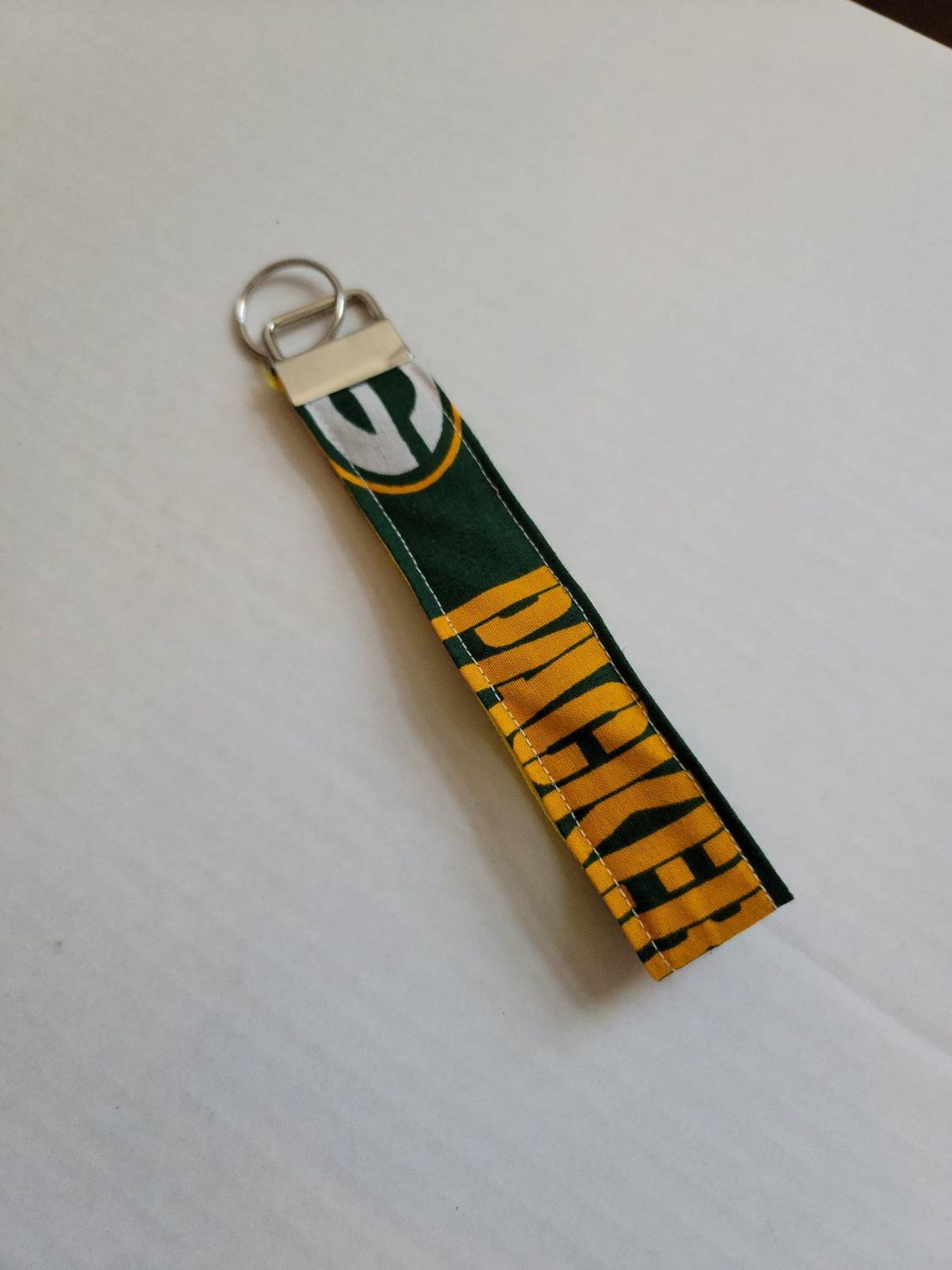 Green Bay Packers Fabric Key Fob Wristlet Key Fob Keychain Fob - Etsy