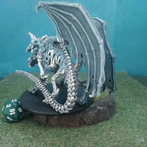 Huge Blue Dracolich Hand Painted High Detail D&D, Pathfinder, Fantasy ...