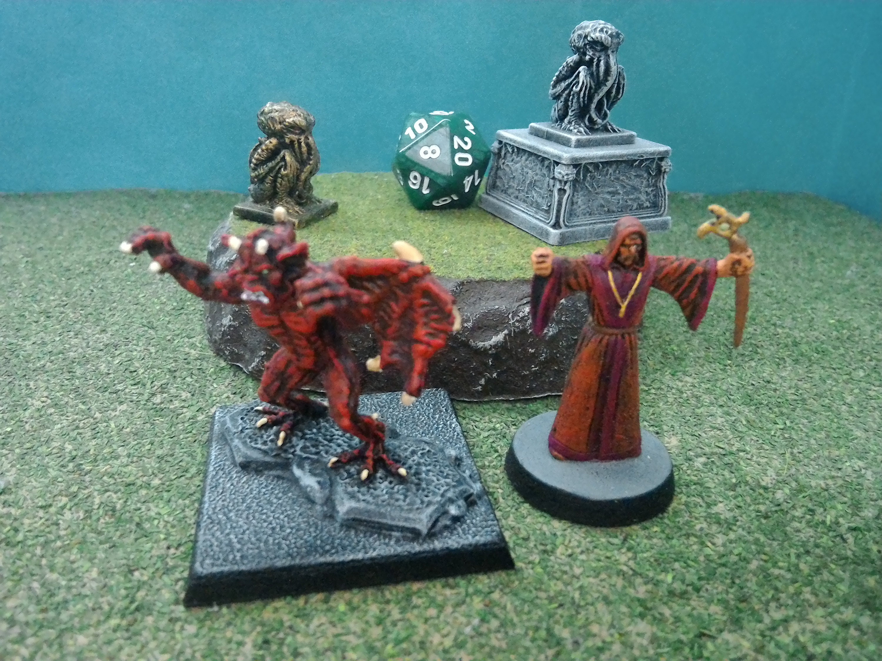 Summoning Demons set 3 Fantasy Miniatures D&D Etc Hand - Etsy