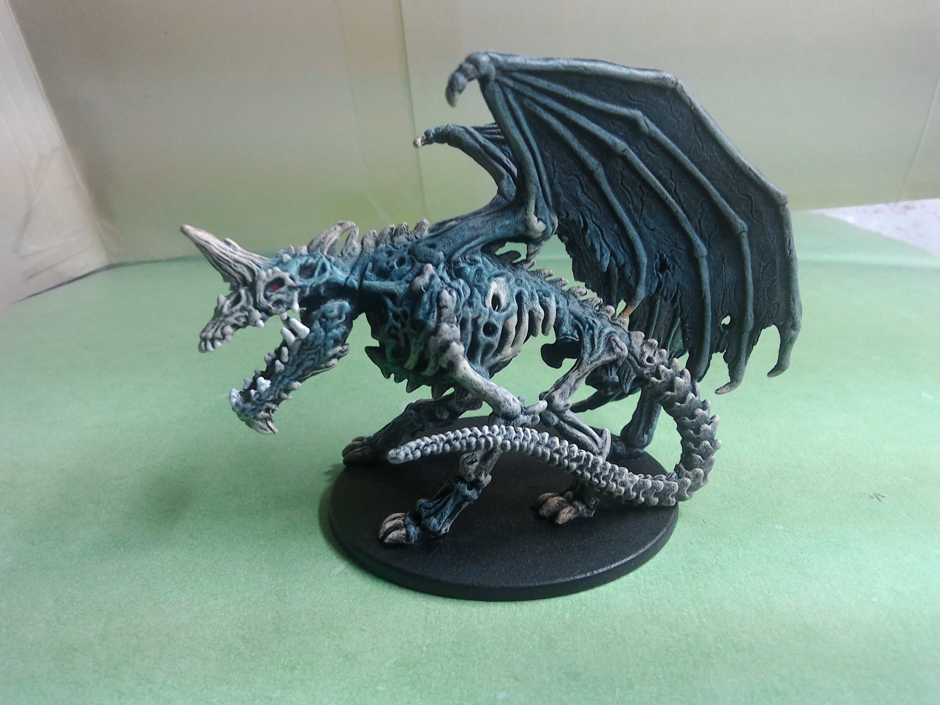 Huge Blue Dracolich Hand Painted High Detail D&D, Pathfinder, Fantasy ...