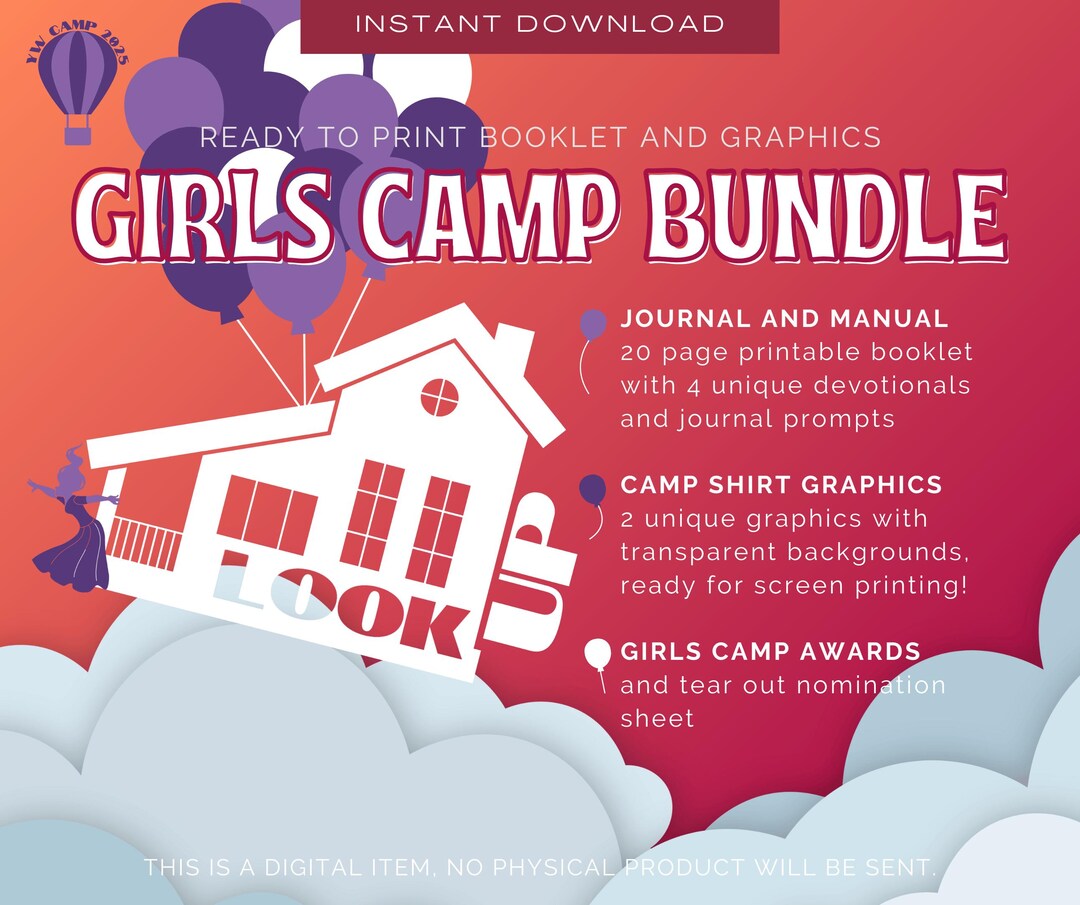 NEW! Themed YW Camp Manual, and Shirt Graphics | Look up | Look Unto ...