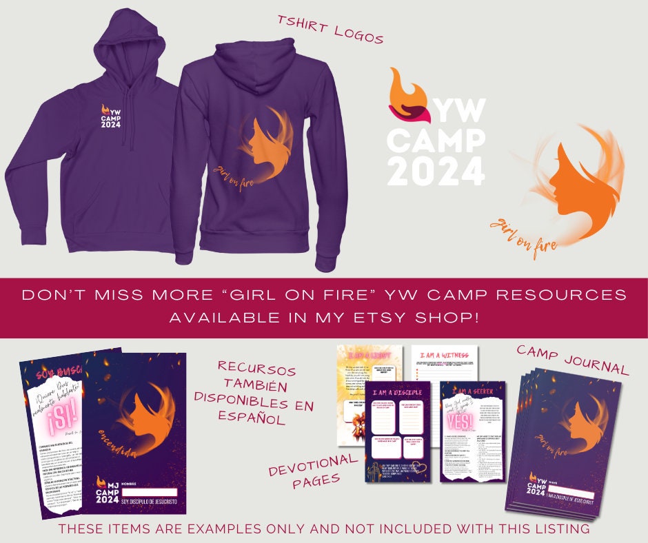 Customized Girl on Fire Themed Girls Camp Poster | Girl on Fire | Look ...