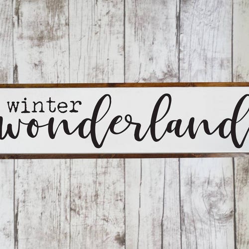 Walking in A Winter Wonderland Svg Christmas Svg Farmhouse | Etsy