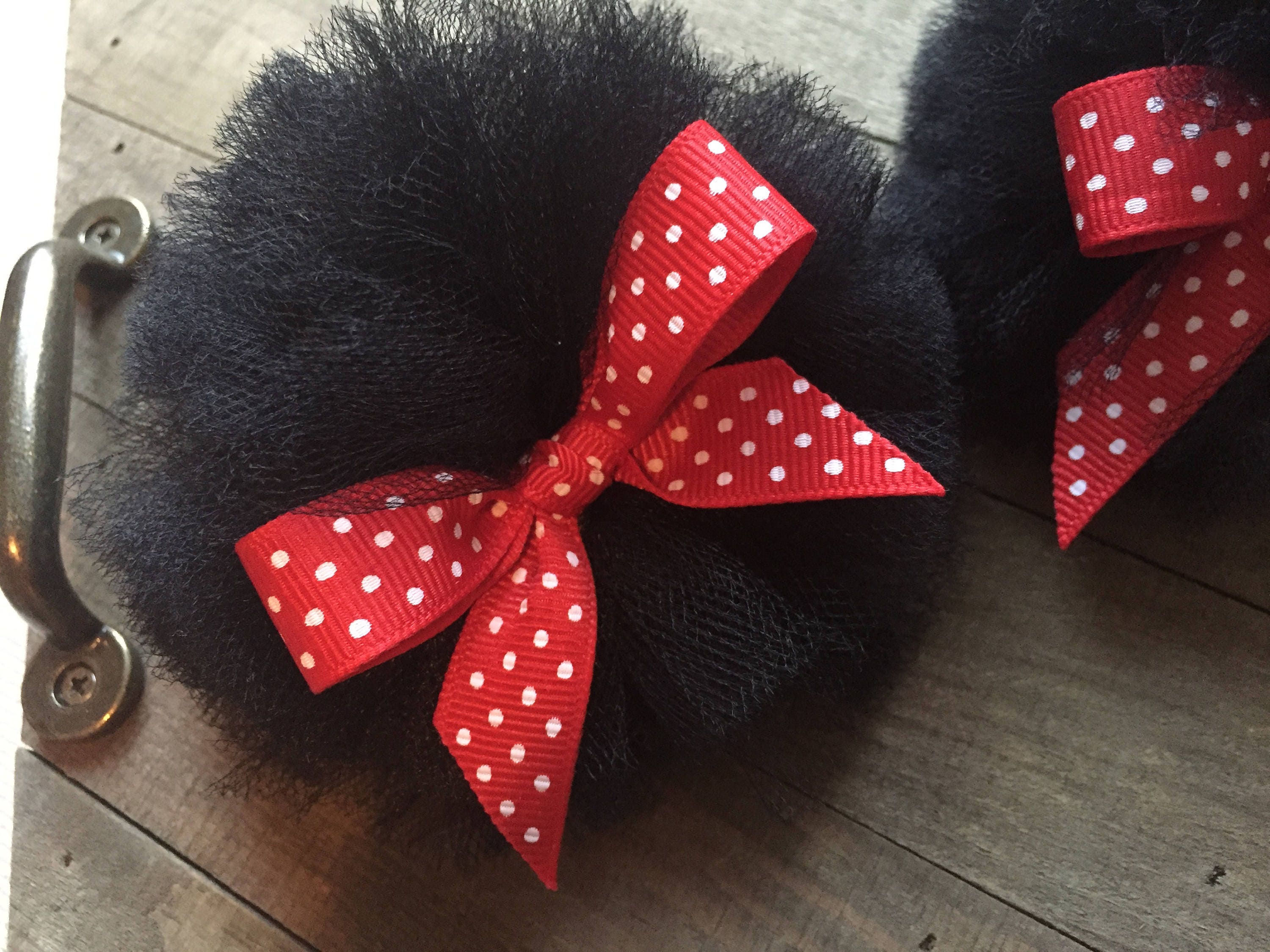Adult Minnie Mouse Inspired Tulle Puff Ears on Barrettes, Disney ...
