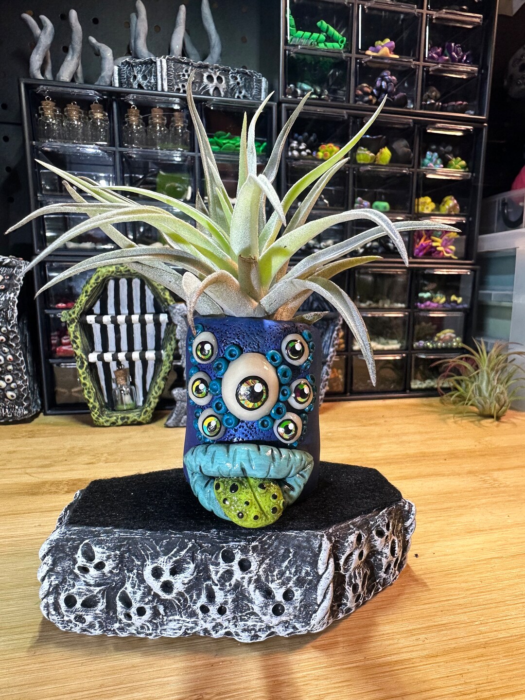 Monster Air Plant Pot - Etsy