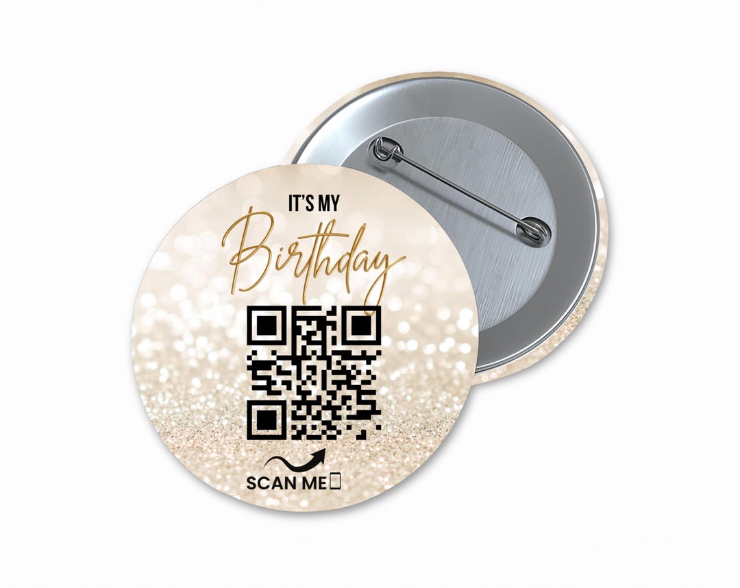 Birthday Cashapp Button Pin Back Badge, Custom Button Pin - Etsy