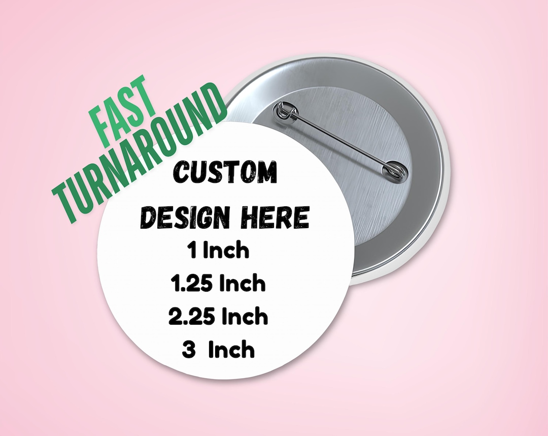 Full Color Custom Button Pins, Pinback Buttons, Square Buttons, Custom ...