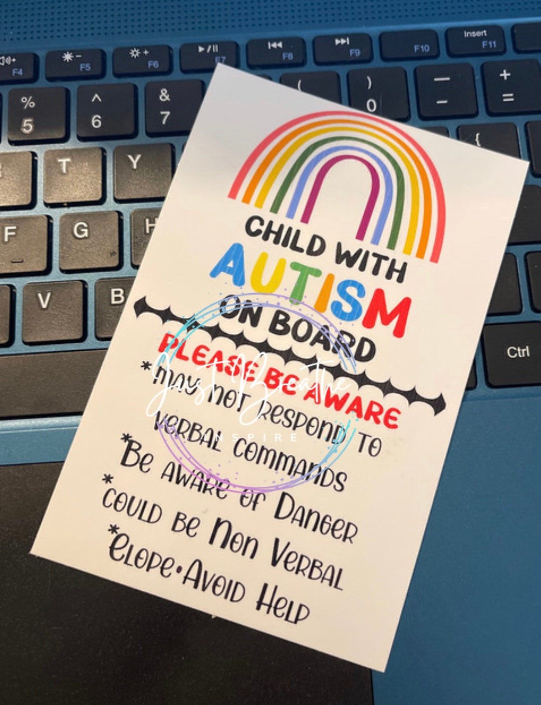 Calcomanía de mamá de autismo, calcomanía personalizada de autismo ...