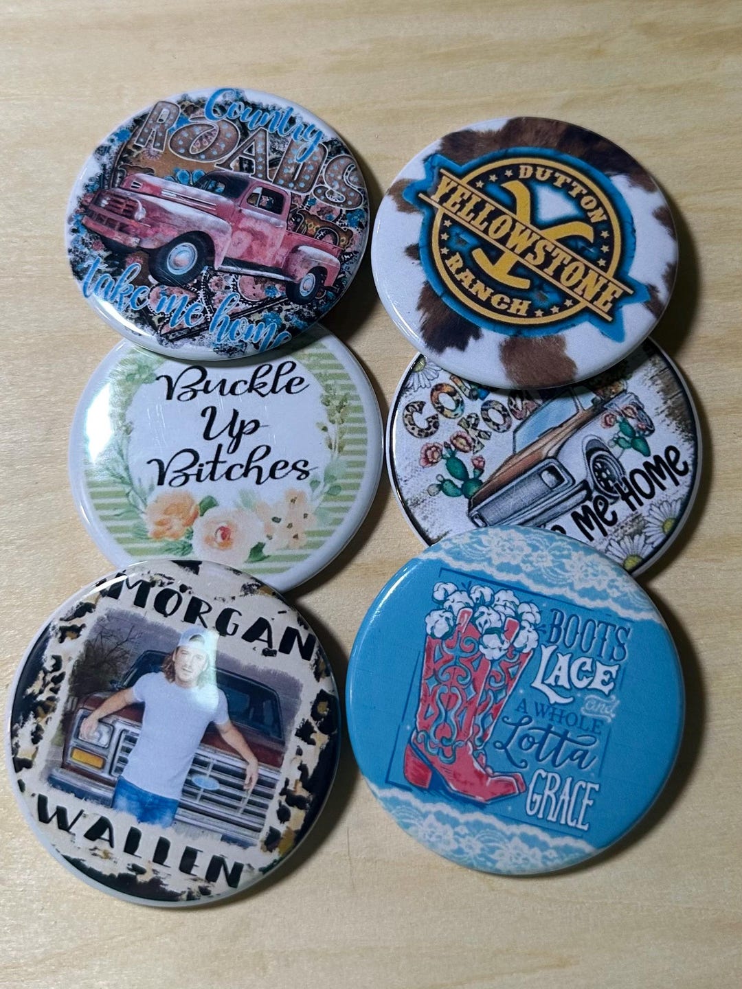 Western Magnets , Farmhouse Kitchen Decor , Coquette Cowgirl, Cow Hide ...