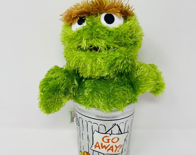 Oscar the Grouch Plush - Gund Oscar the Grouch - Sesame Street Plush ...