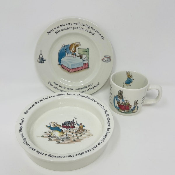 Wedgwood Peter Rabbit Plate - Etsy