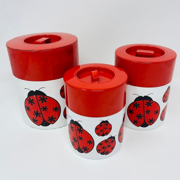 Metal Canister Set - Etsy