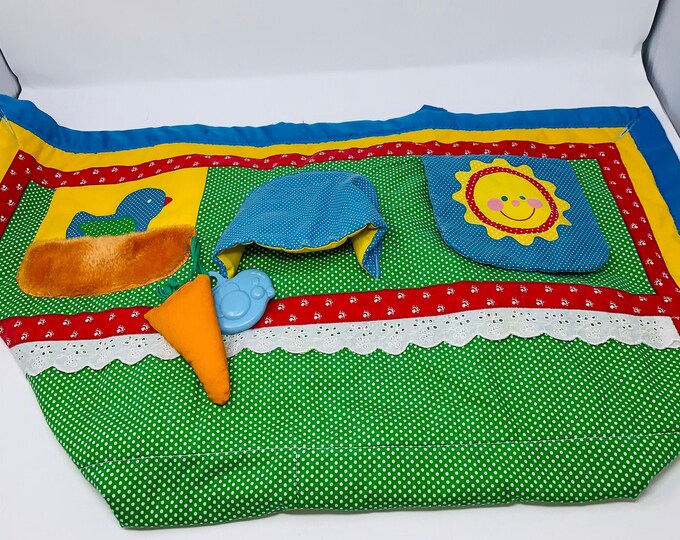 1985 Playskool Fold N Go Baby Activity 29" Play Mat. Excellent ...
