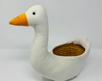 Wicker Goose Basket - Etsy