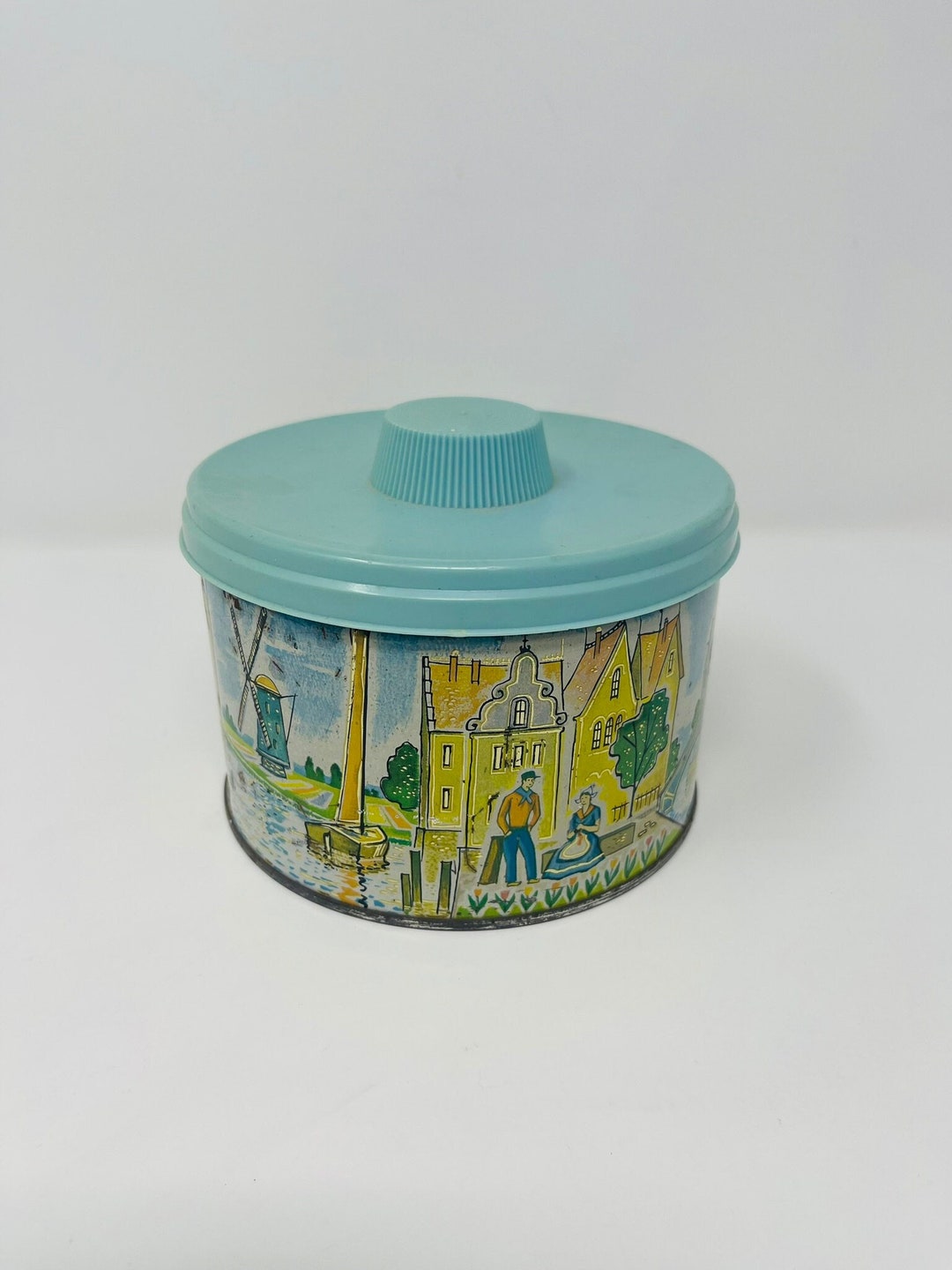 Vintage Candy Tin Old Fashioned Golden Butter Bits Tin 1958 Tin Paris ...