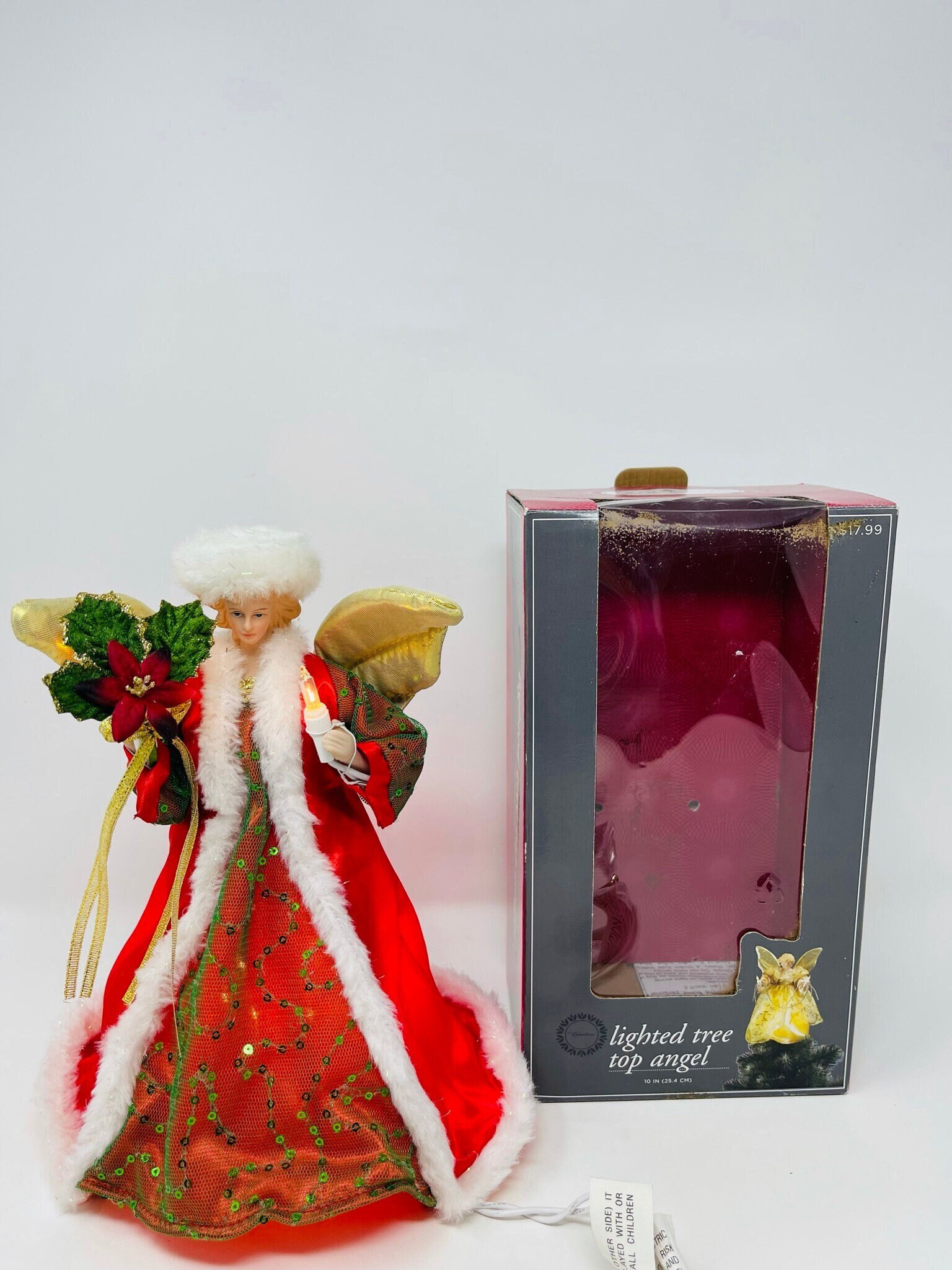 Lighted Angel Tree Topper Victorian Angel Tree Topper - Etsy