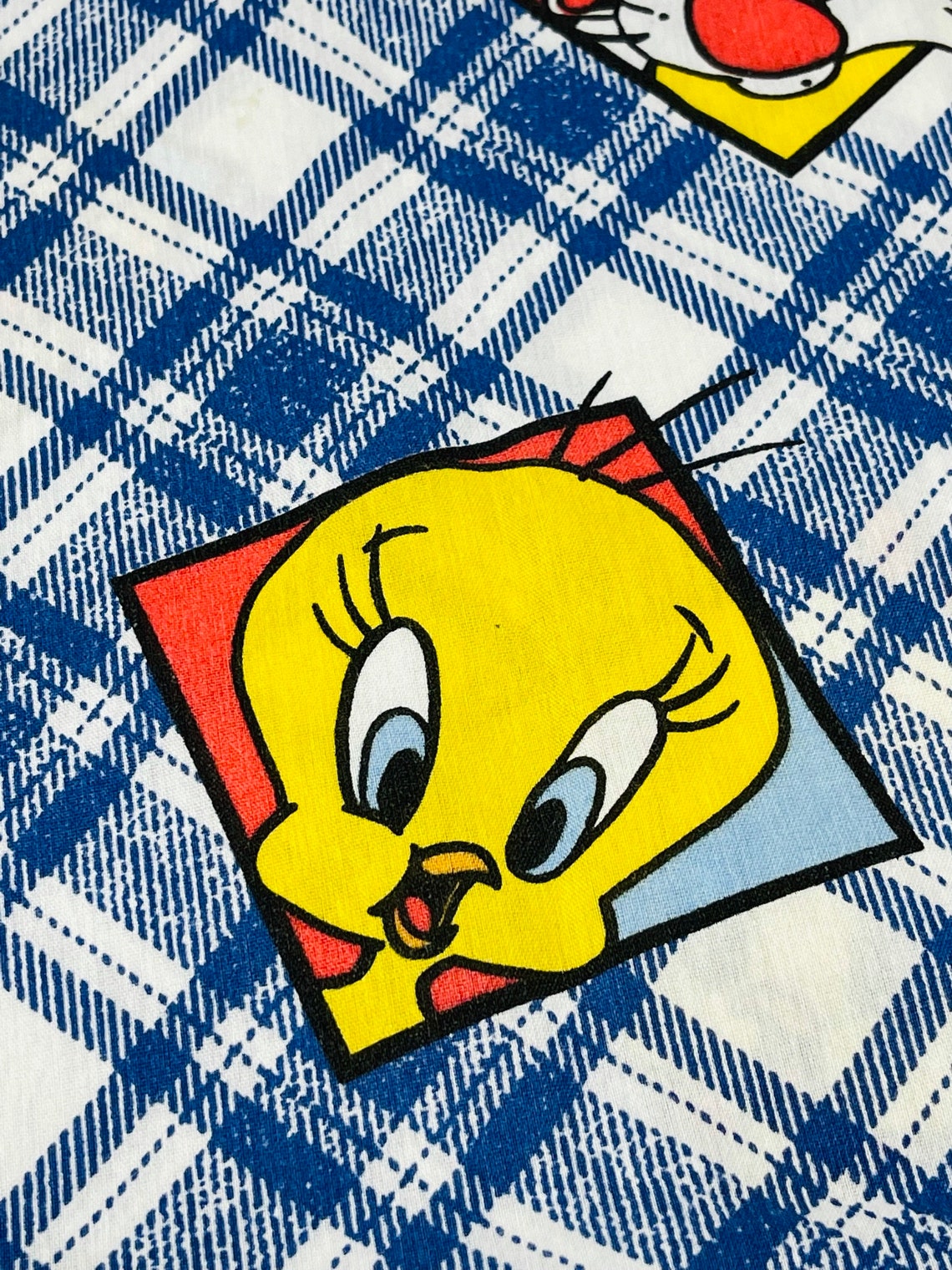 Warner Bros Sheet - Twin Sheet - Bugs Bunny Flat Sheet - Tweety Bird ...