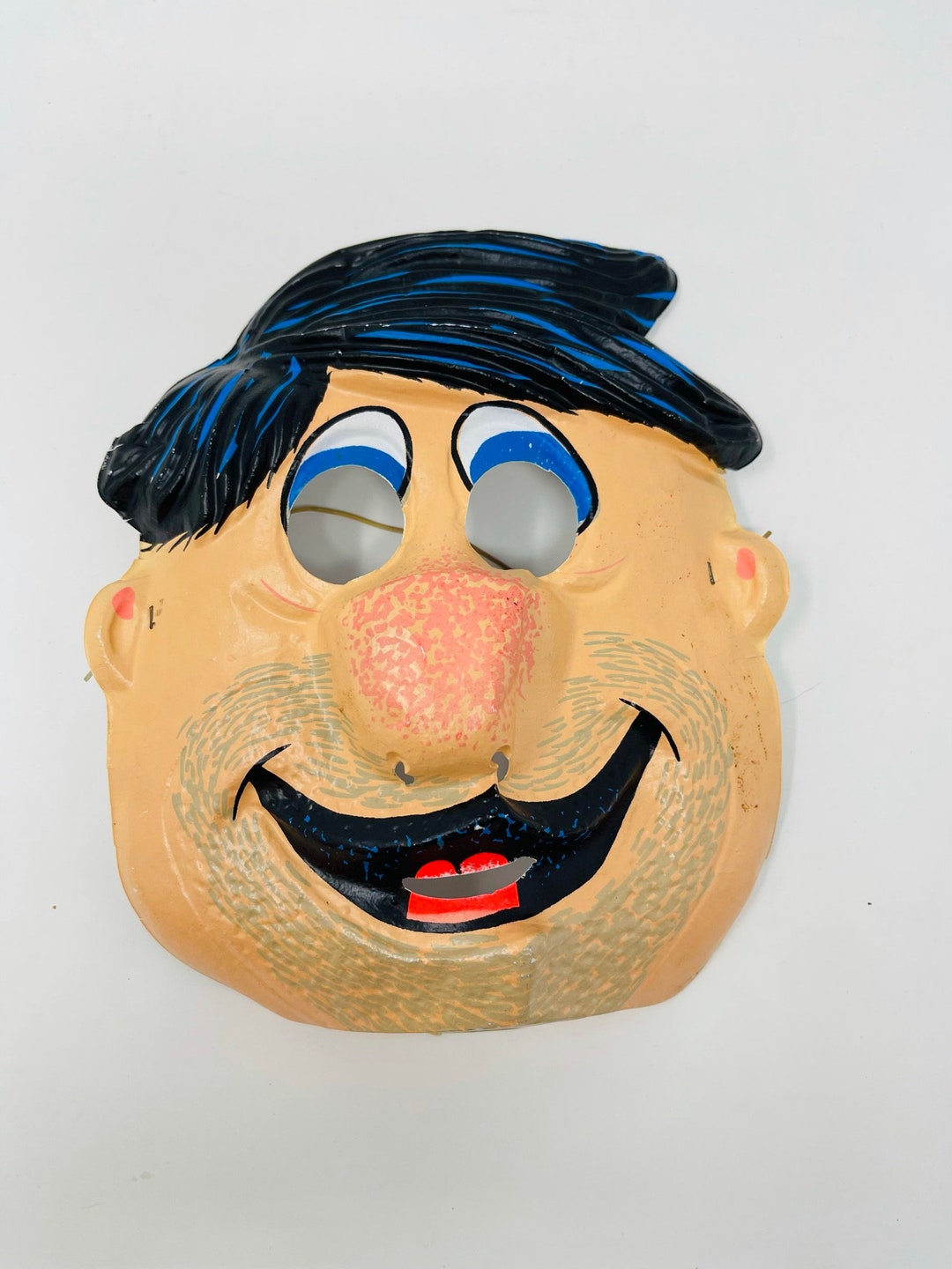 Fred Flintstone Mask -VINTAGE Halloween Mask - TV Character Mask ...