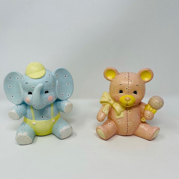 Teddy Bear Bank - Etsy