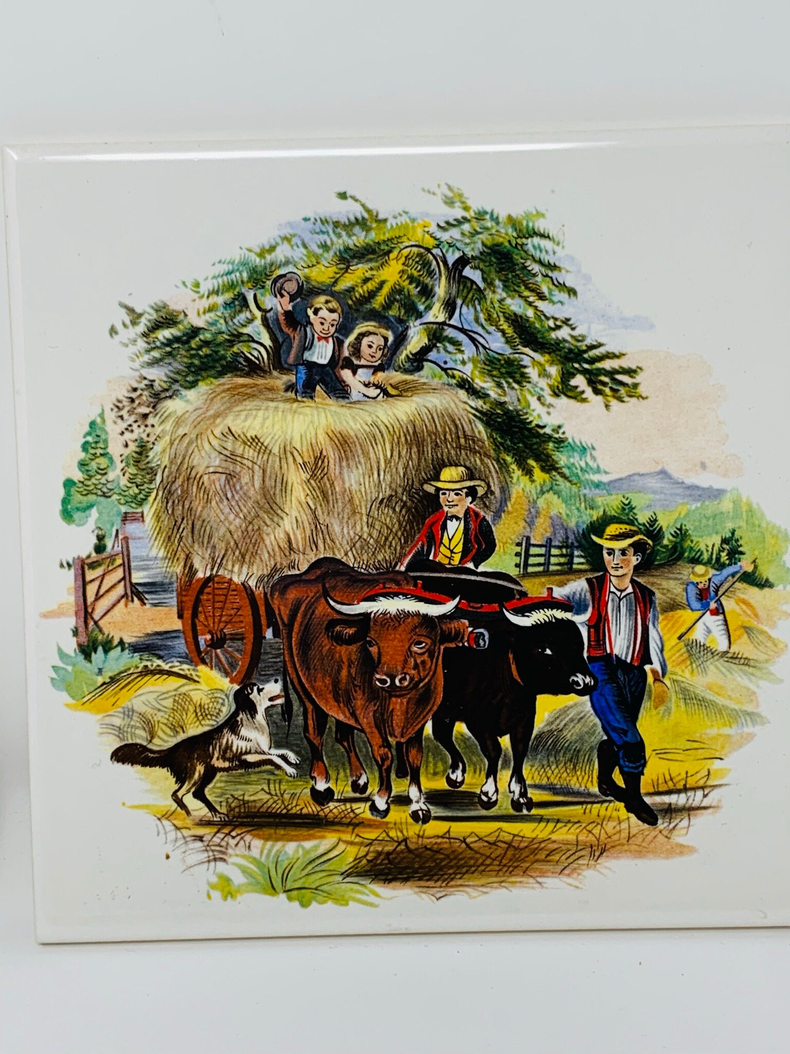 Square Trivets Ceramic Trivets Great Graphics Cork Backed - Etsy UK