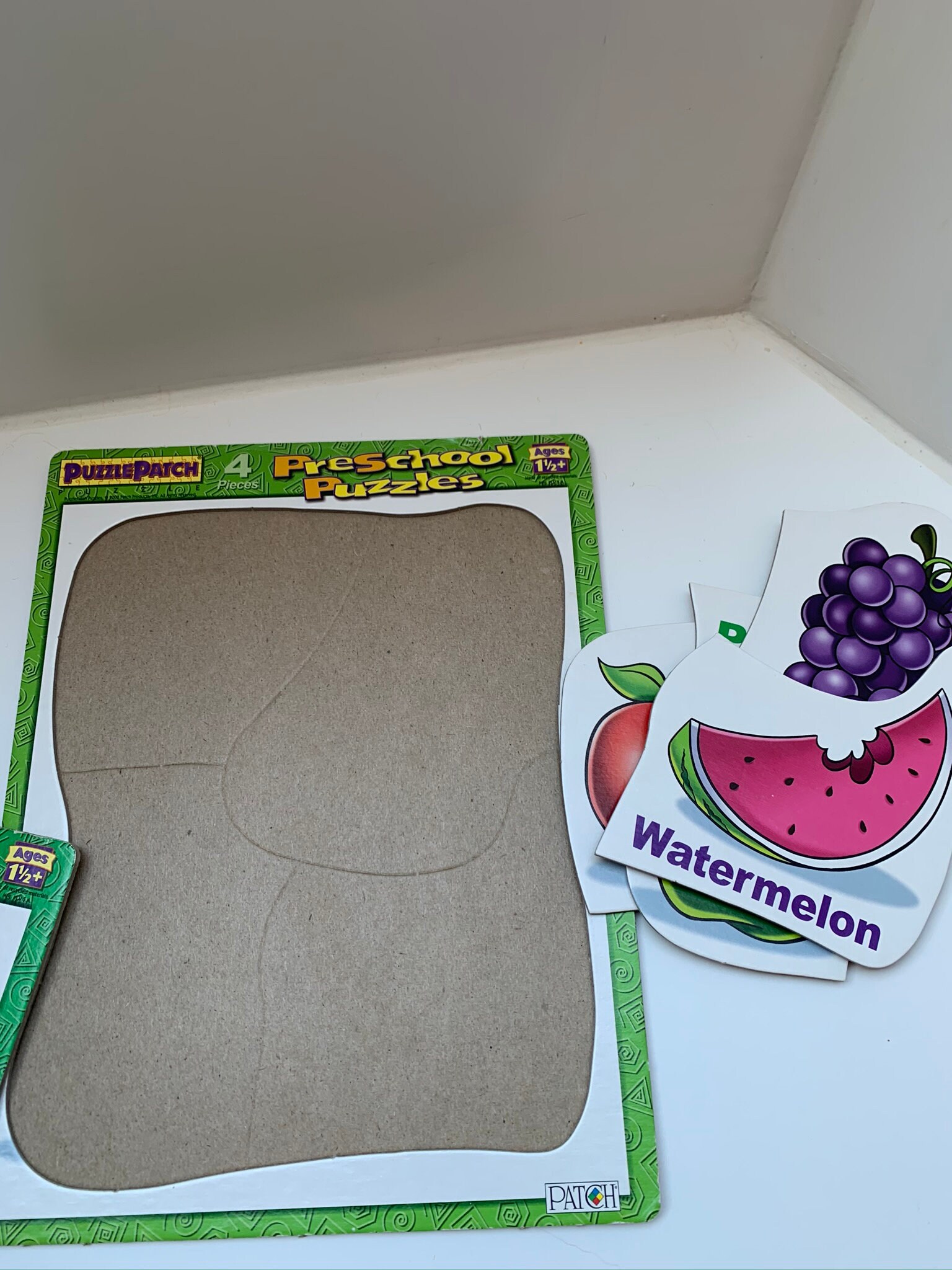 Preschool Frame Tray Puzzle Lot of 2... So Retro Educational | Etsy