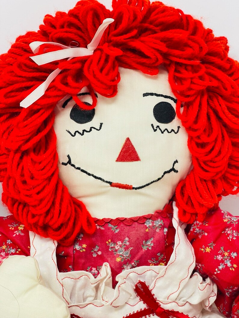 Raggedy Ann Andy Dolls Vintage Dolls Oversized Raggedy Ann Etsy