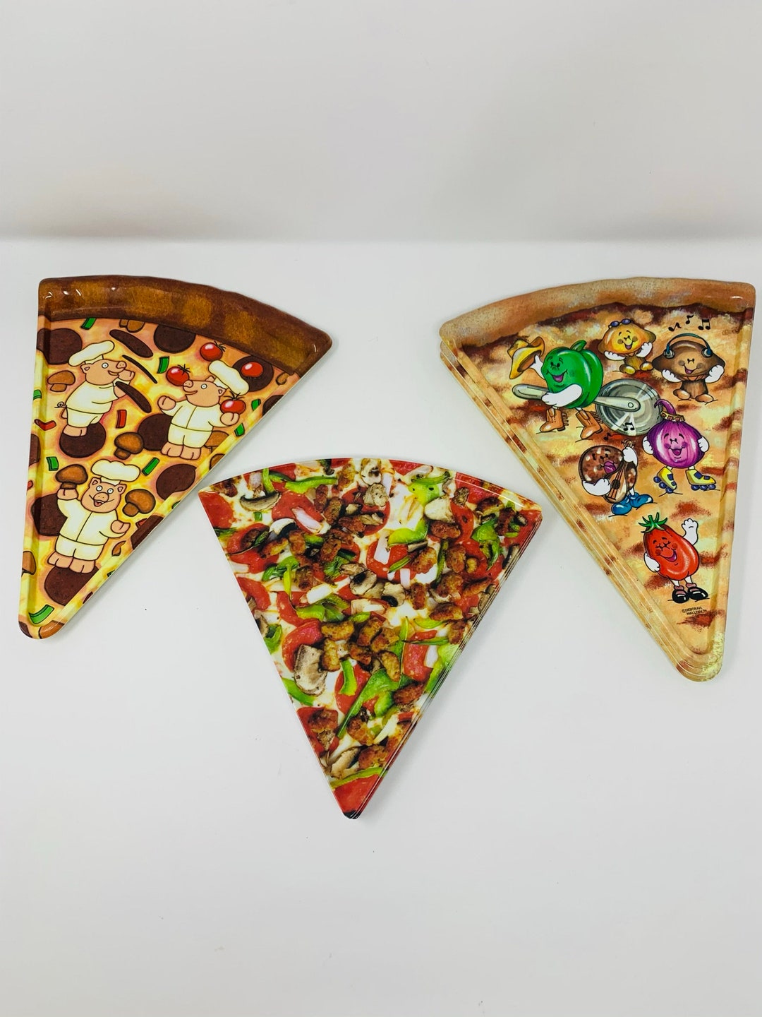 Vintage Pizza Plates - Pizza Plates - YOU PICK Plates, Deborah Mallow ...