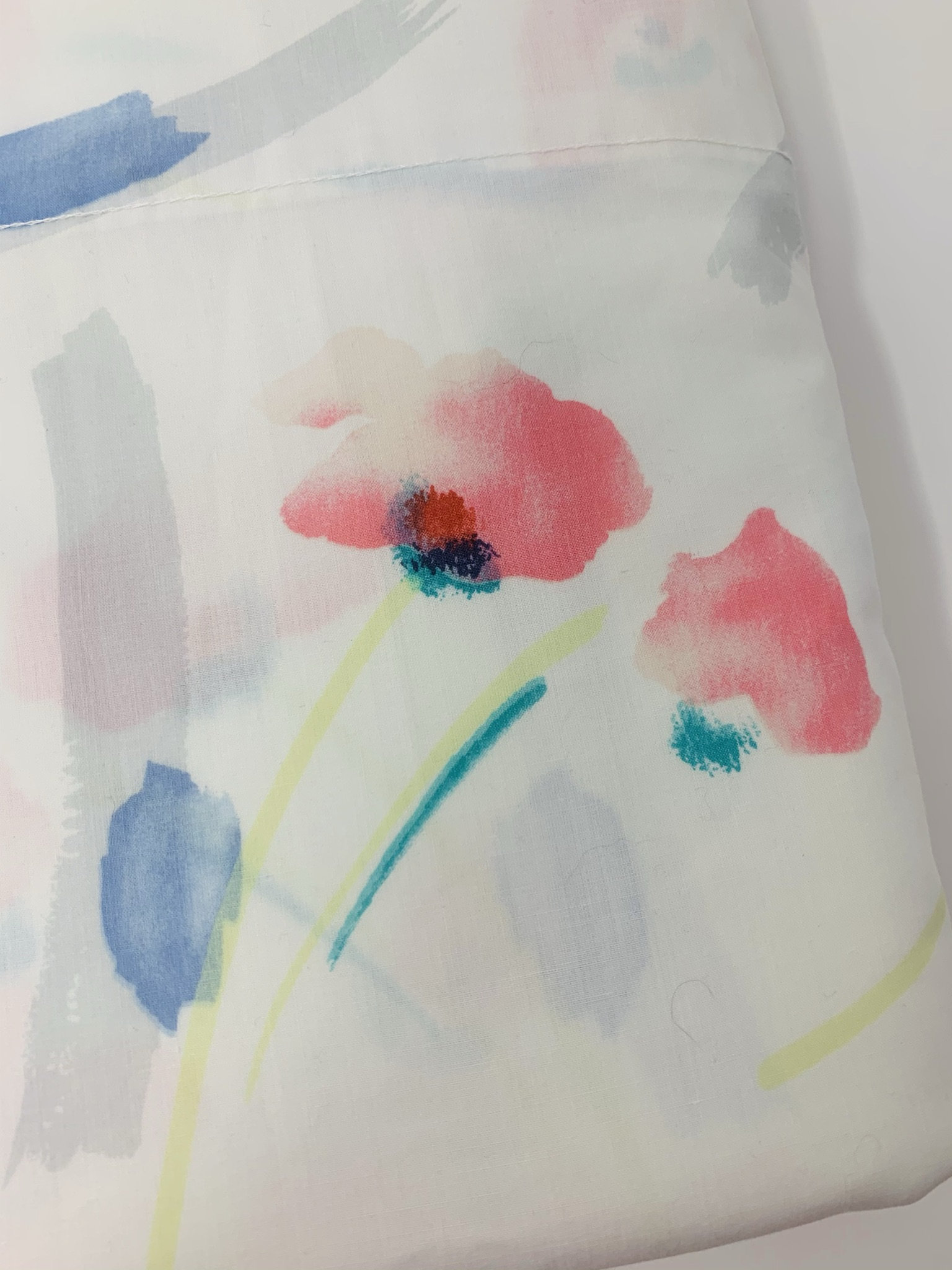 Springmaid Queen Sheet Vintage Watercolor Floral Flat Sheet | Etsy