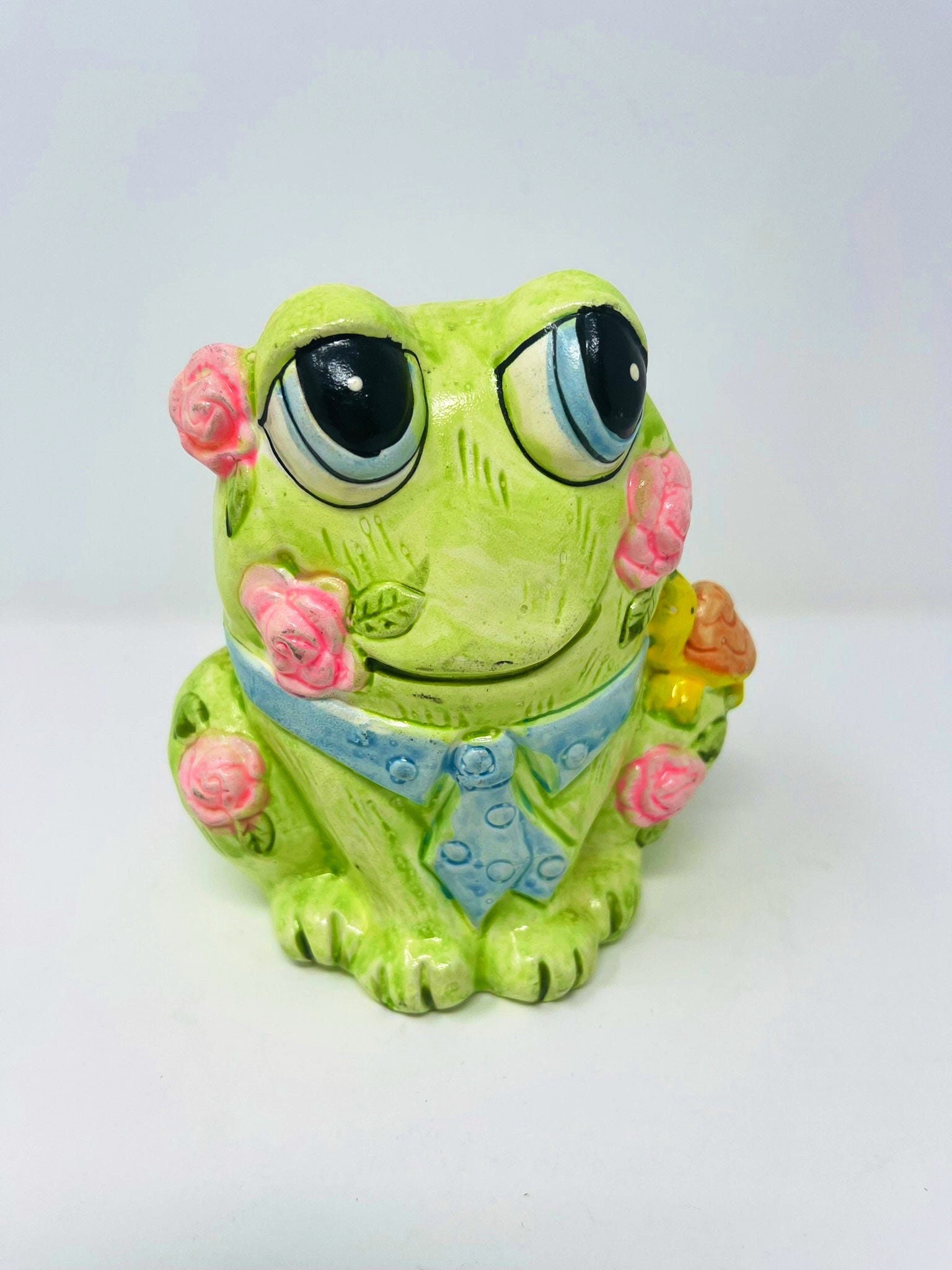 Vintage Frog Bank Holiday Faire Bank Collectible Toad - Etsy