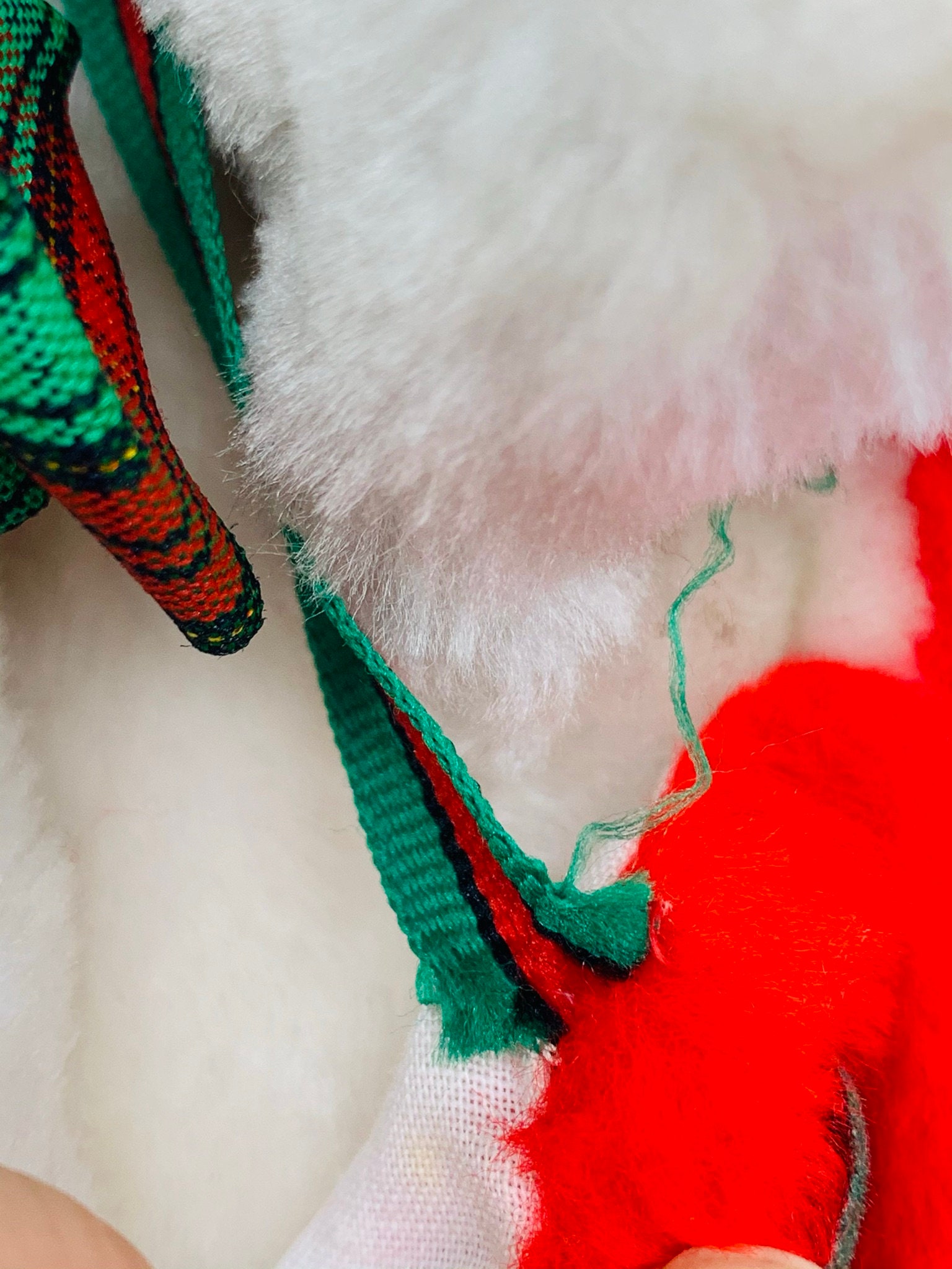 RENNOC Christmas Dog RARE Pocket Stocking Plush PUPPET | Etsy