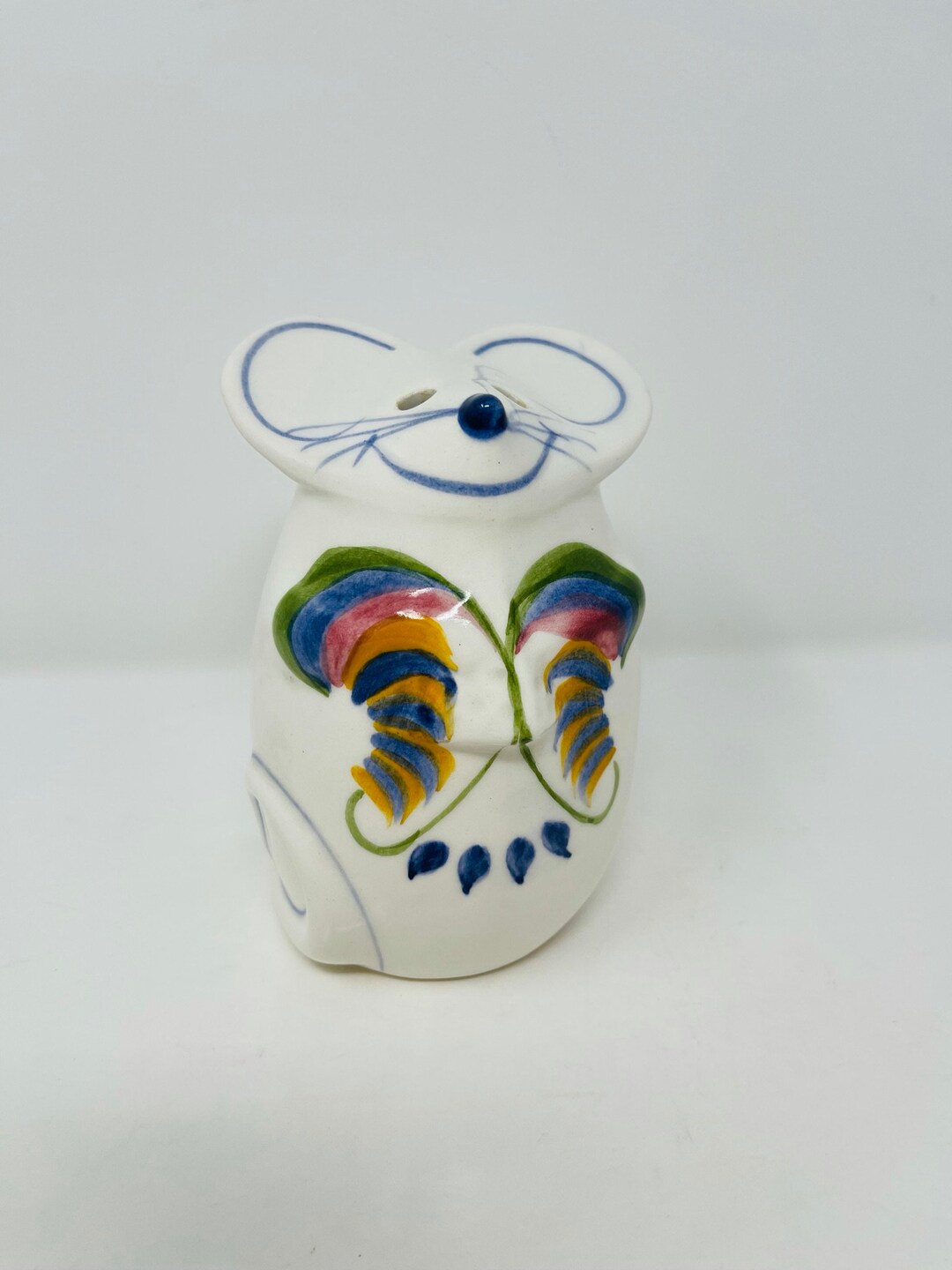 Ceramic Mouse Cheese Shaker by N S Gustin - LARGE Ceramic Mouse Cheese ...