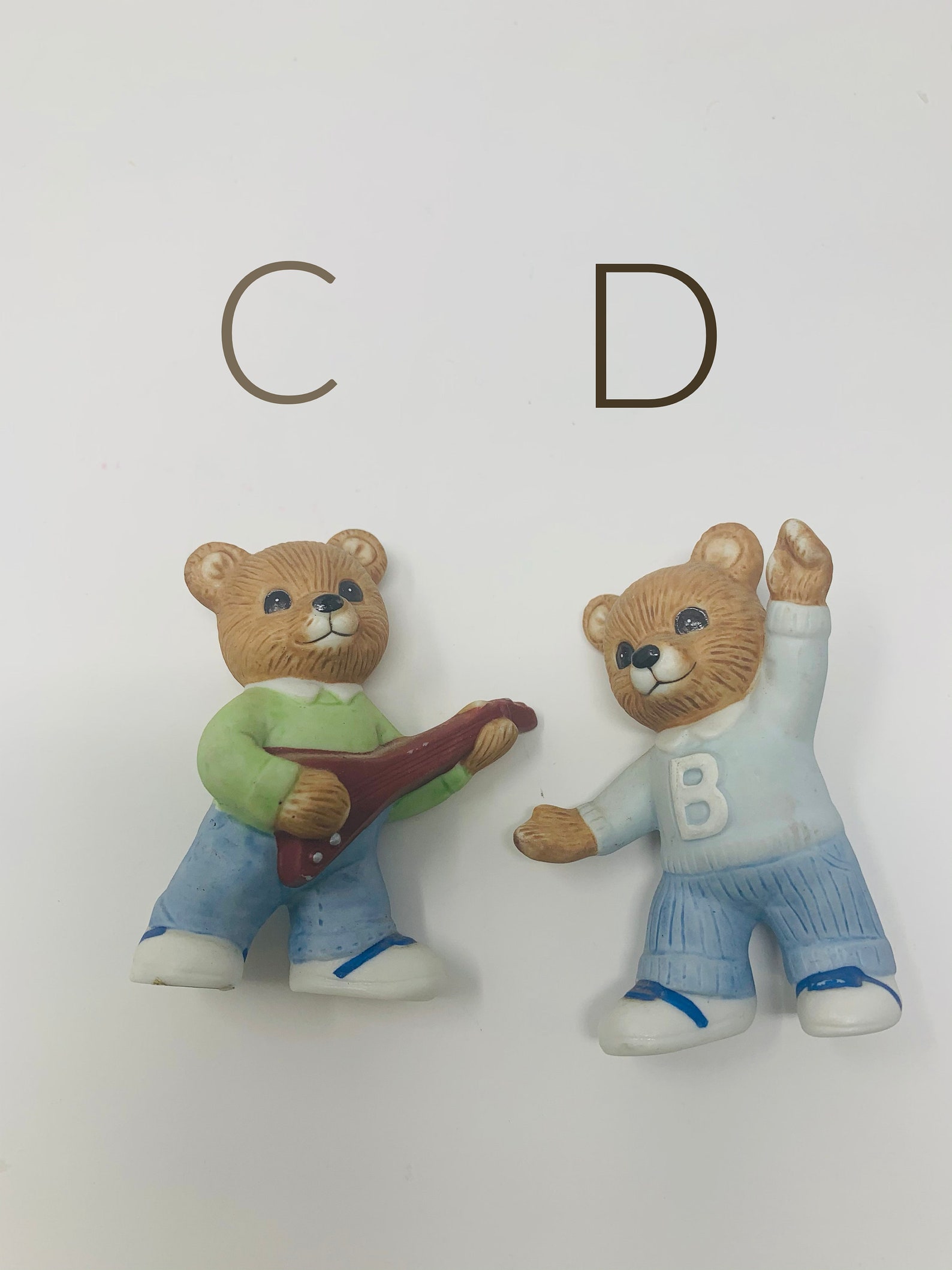 Homco Bear Figurines - YOU PICK - Ceramic Bear Figurines - Around the ...
