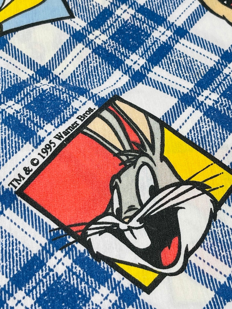 Warner Bros Sheet - Twin Sheet - Bugs Bunny Flat Sheet - Tweety Bird ...