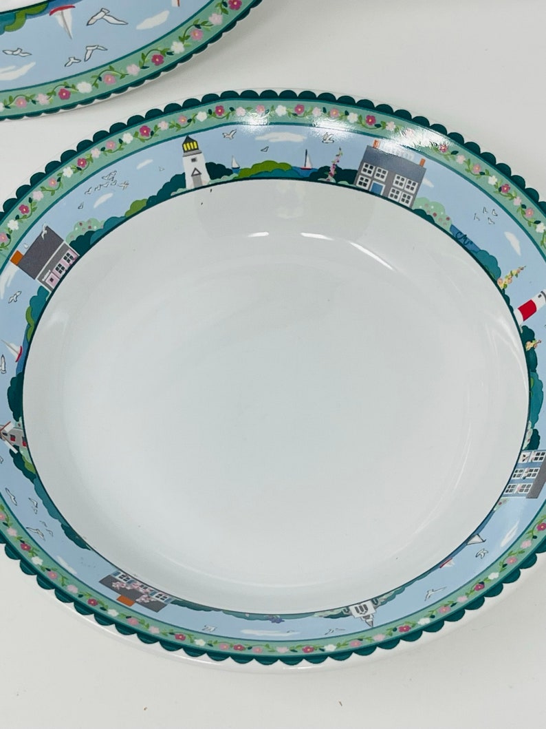 Sakura Nantucket Dishes Sakura Dinner Plates Lighthouse - Etsy