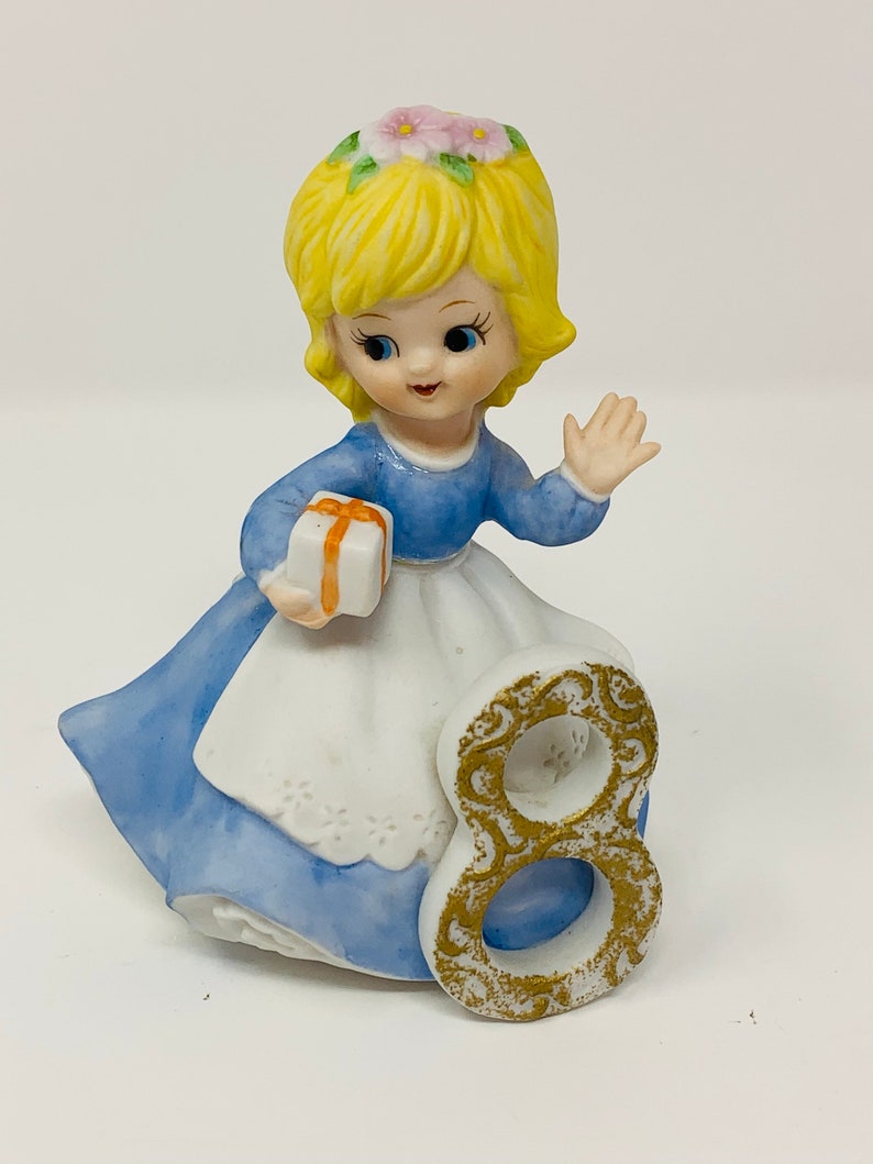 Kelvin's Birthday Girl Figurines Birthstone Celebration | Etsy