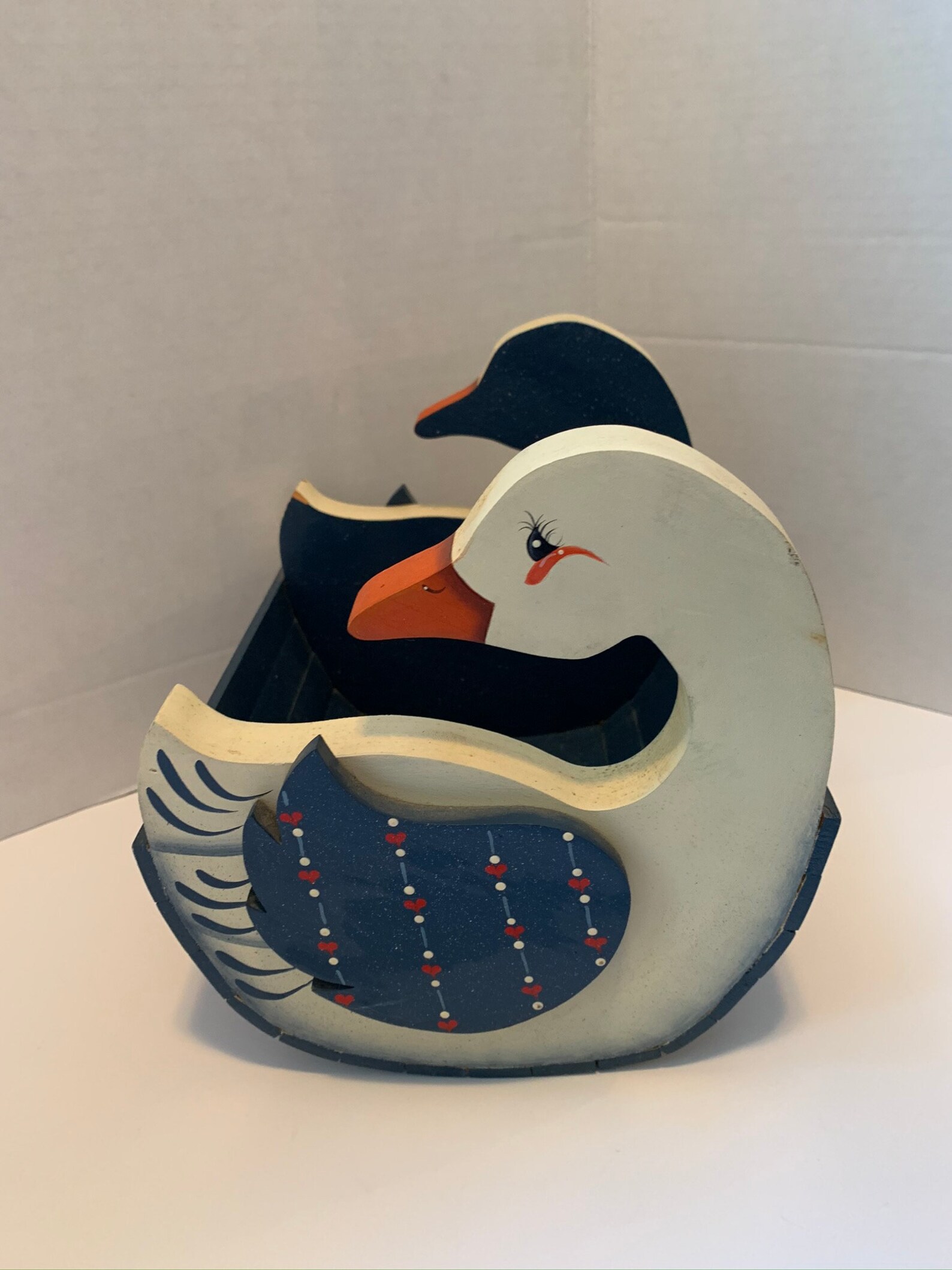 GOOSE/DUCK Wooden Planter Flowers Candy Plants Basket - Etsy