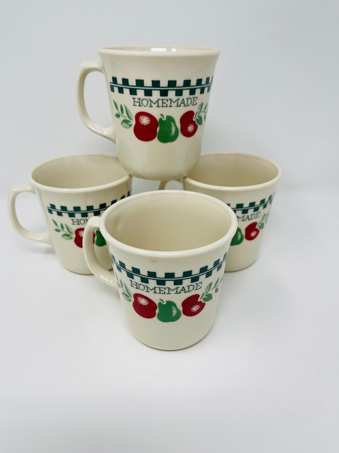 Corning Corelle Apple Farm Fresh - YOU PICK - Homemade Coffee Cups ...