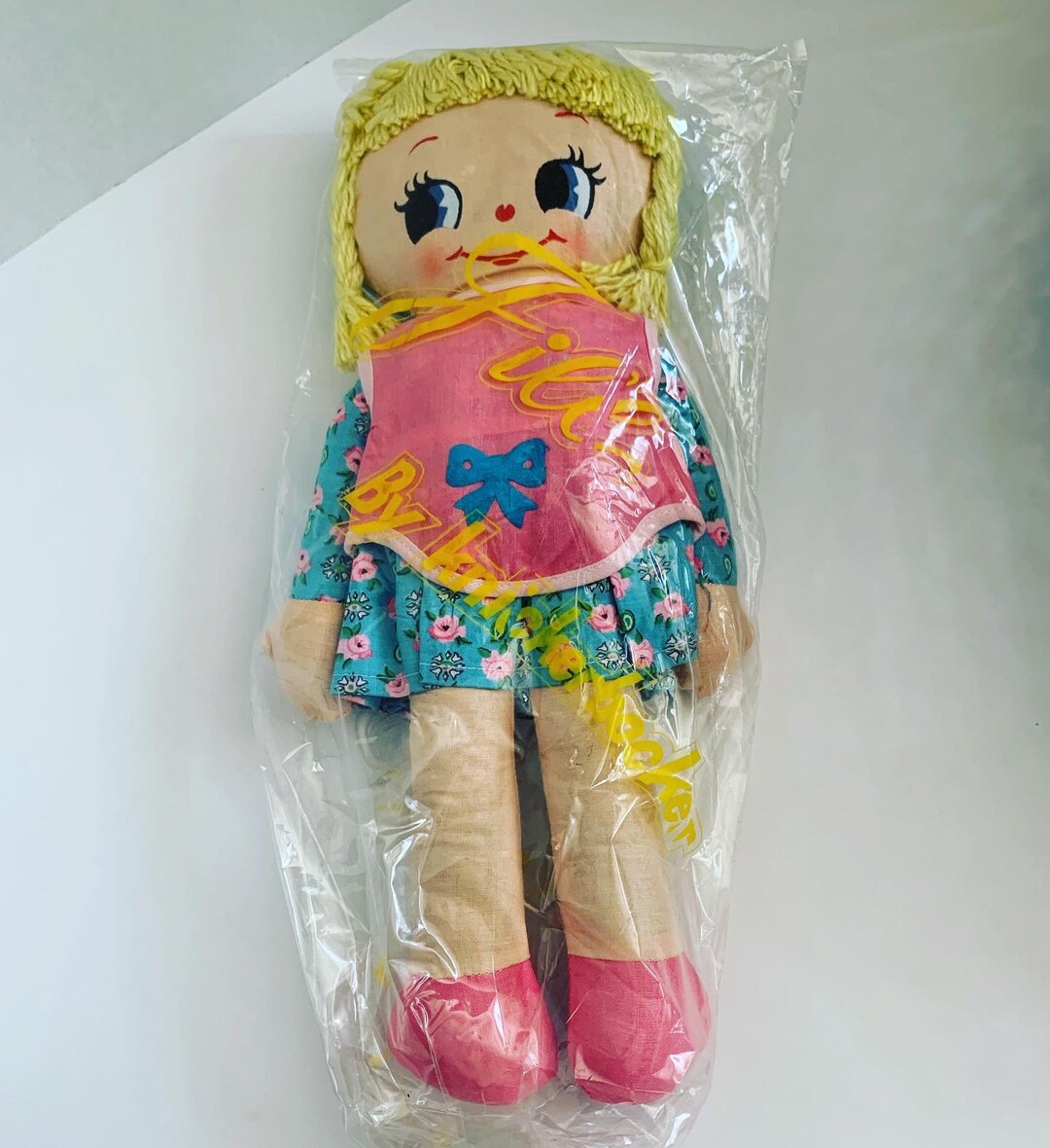Knickerbocker Cloth Doll - Vintage 1980's Ragdoll - Knickerbocker Dolls ...