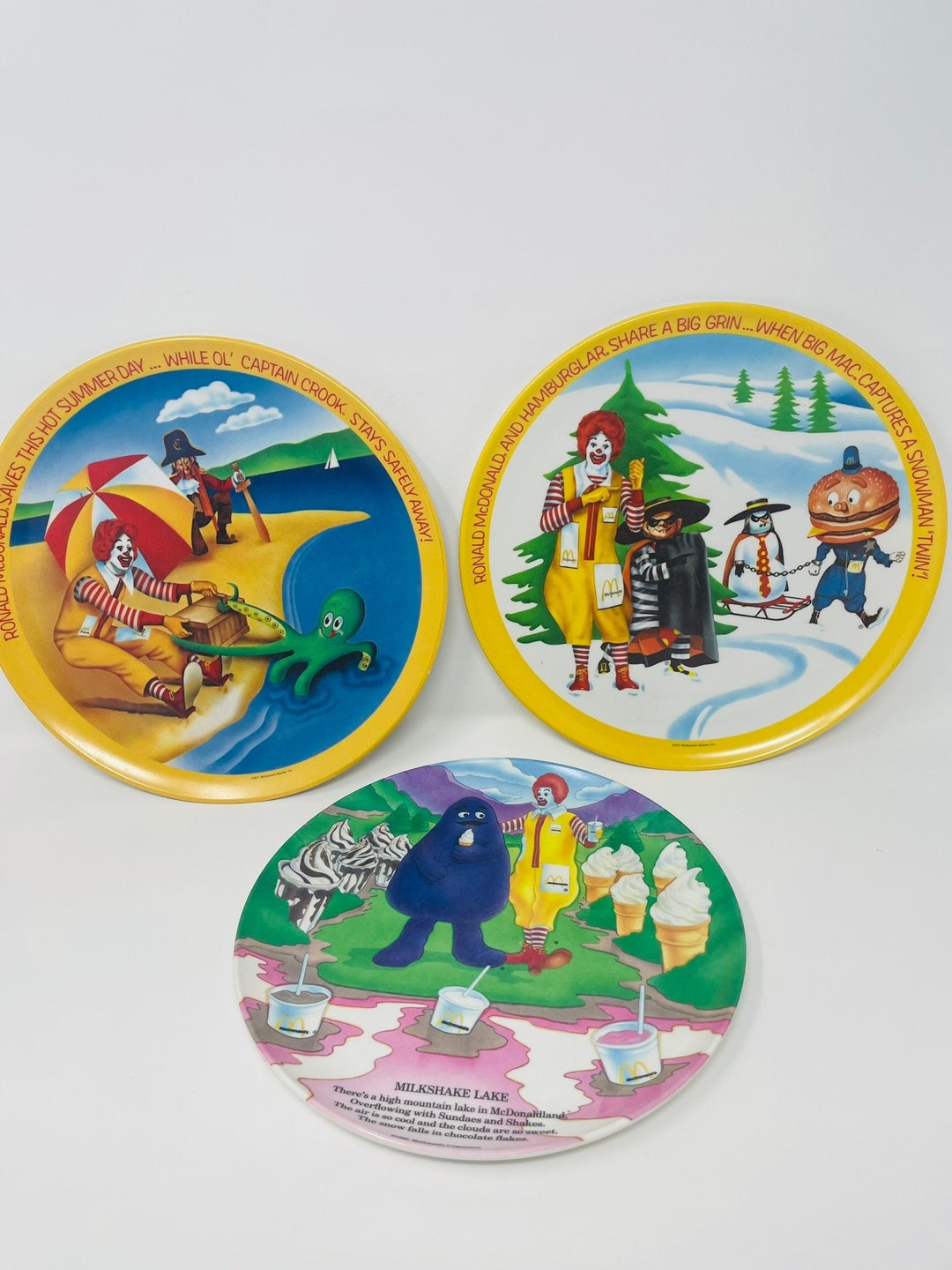 Mcdonald's Melmac Plate, Vintage Melamine Plate, Mcdonald's Childs ...