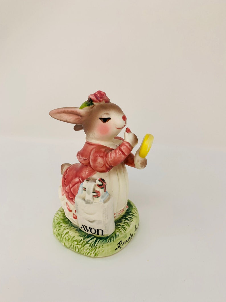 Avon Bunny Precious Moments Collection Avon Figurines | Etsy