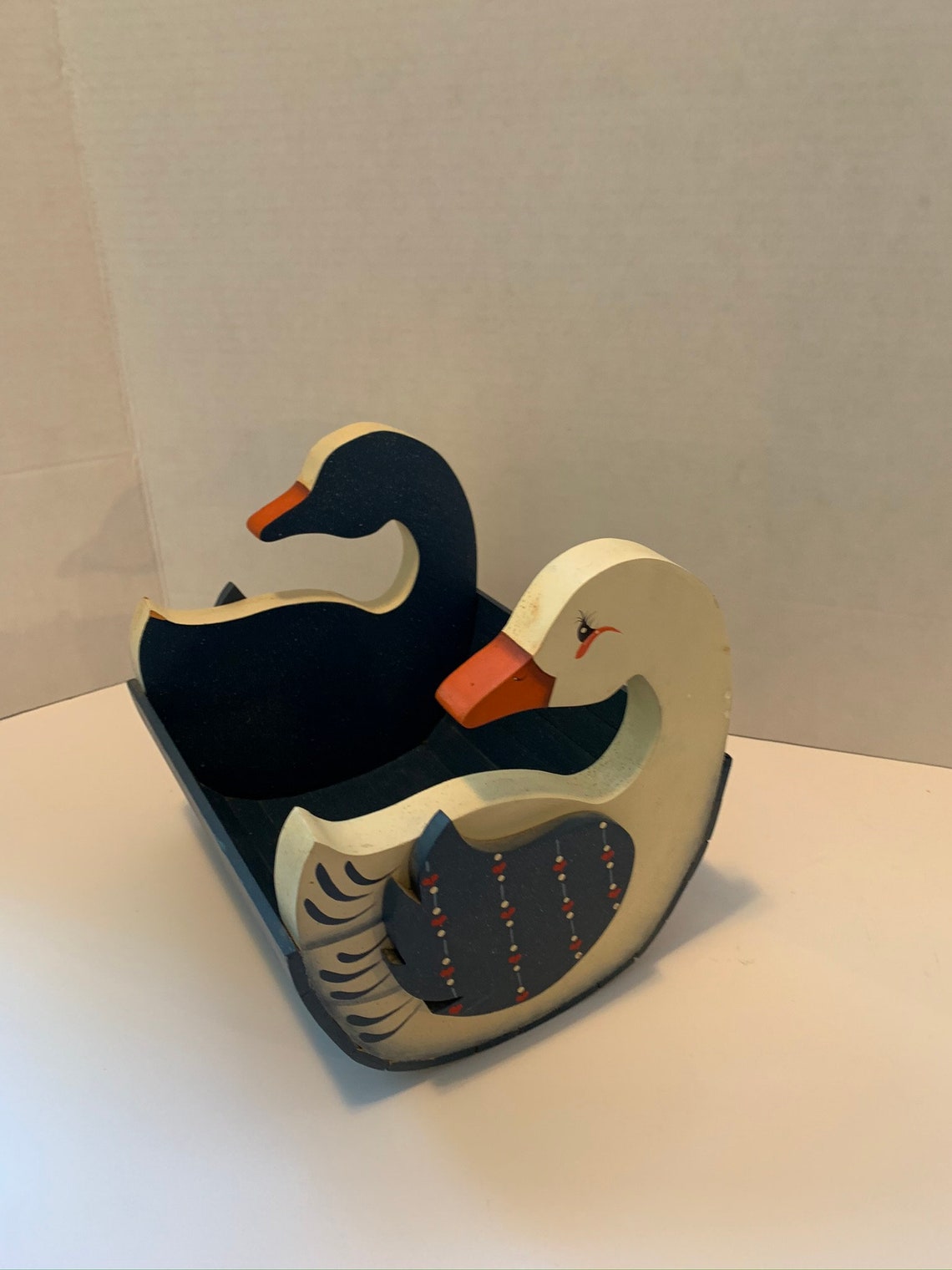 GOOSE/DUCK Wooden Planter Flowers Candy Plants Basket | Etsy