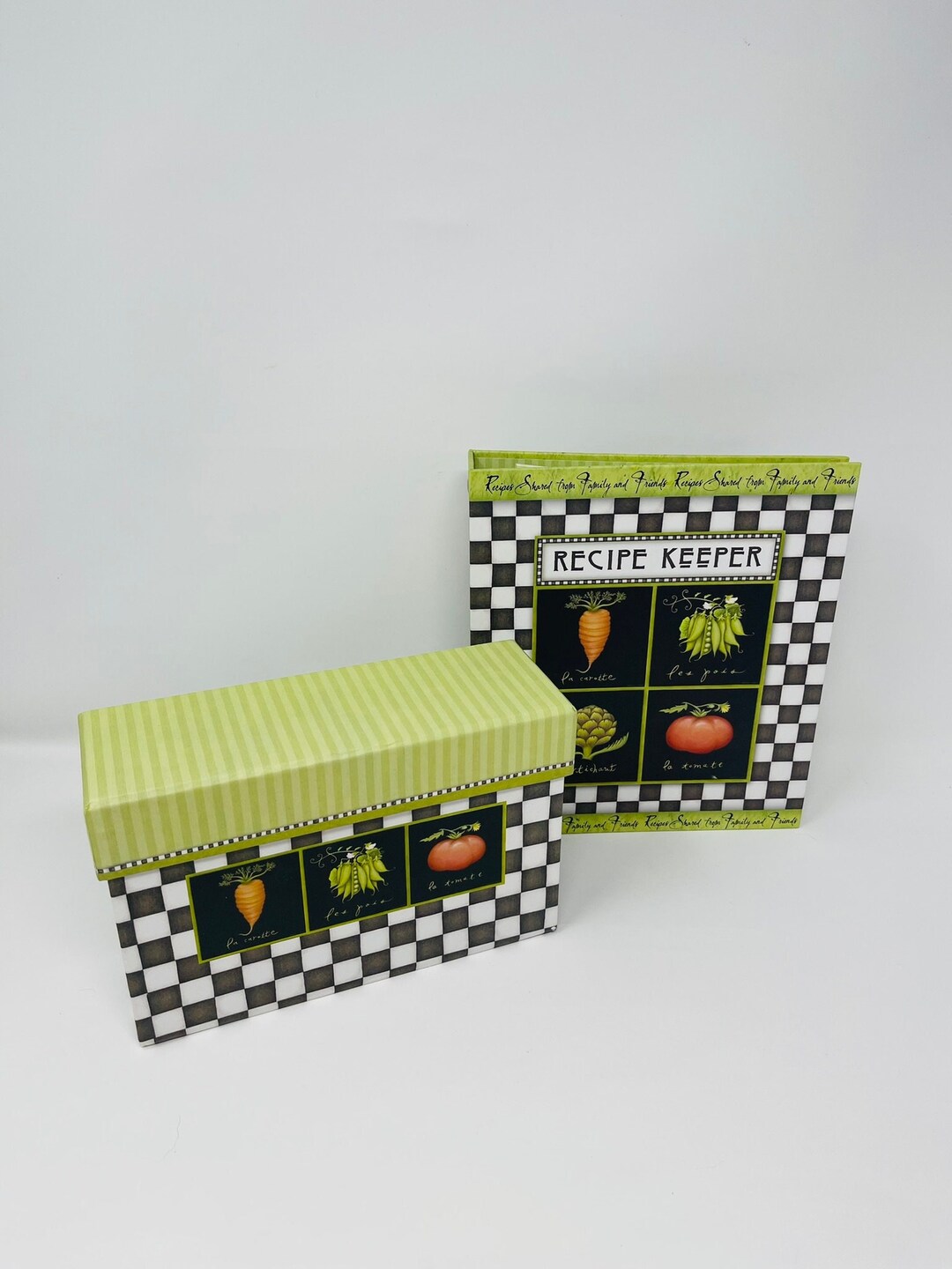 Vintage Recipe Binder Set Vintage NEW Recipe Keeper and Box Personal ...