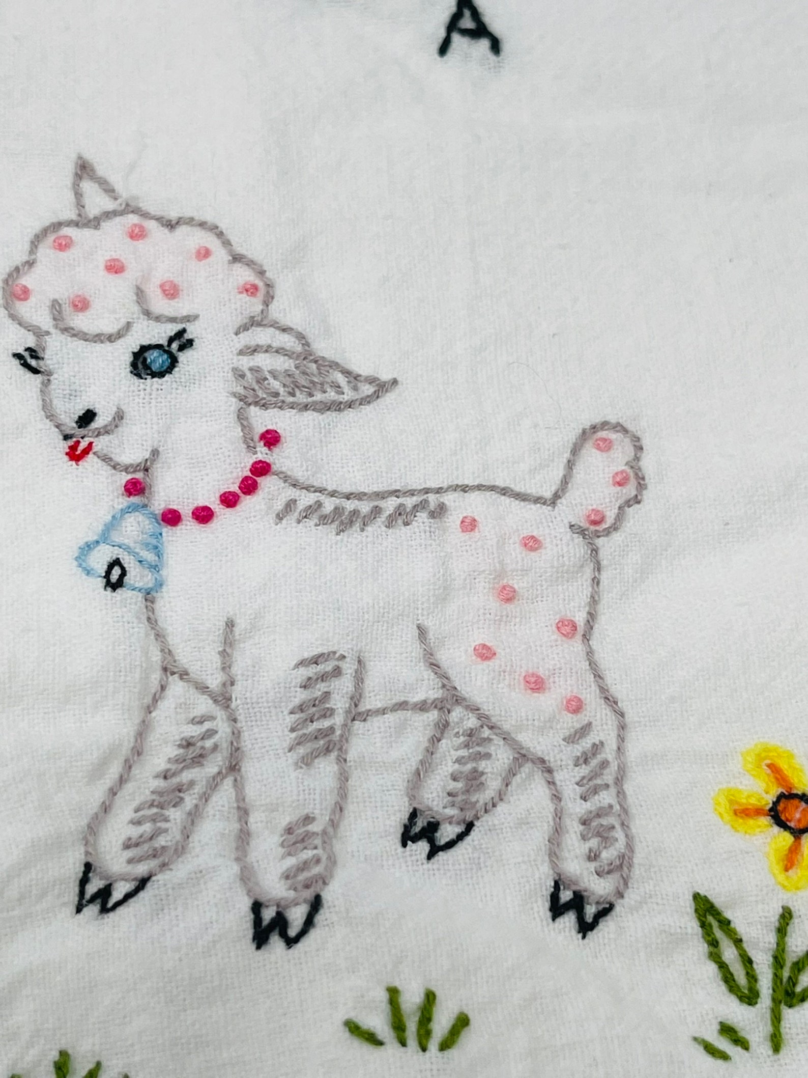 Embroidered Tea Towels - YOU Pick Towel - Vintage Linens - Needlepoint ...