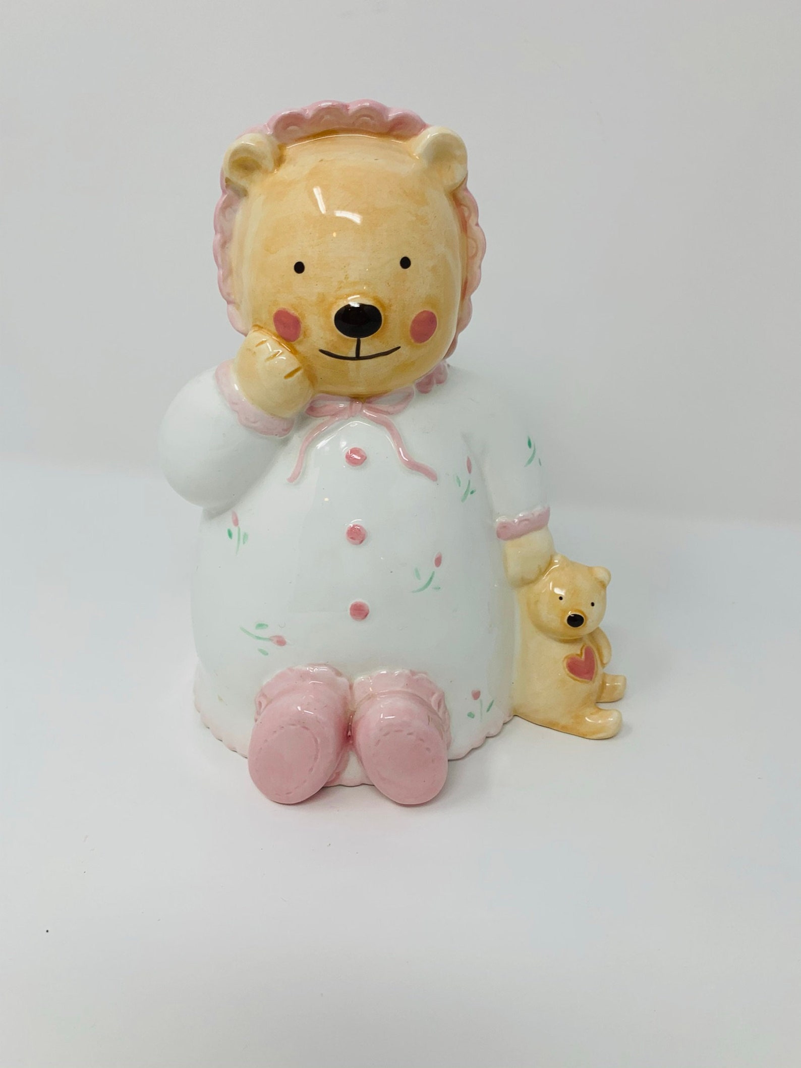 Teddy Bear Bank Vintage Piggy Bank Nursery Room Decor - Etsy