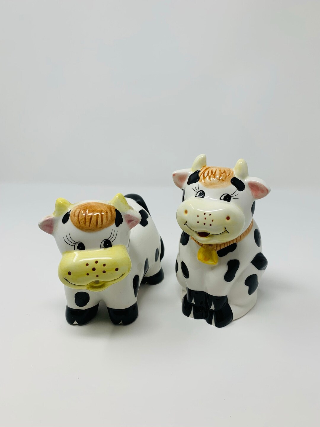 Cow Creamer Sugar Set!! Adorable! Ceramic! Amazing Details!! Table ...